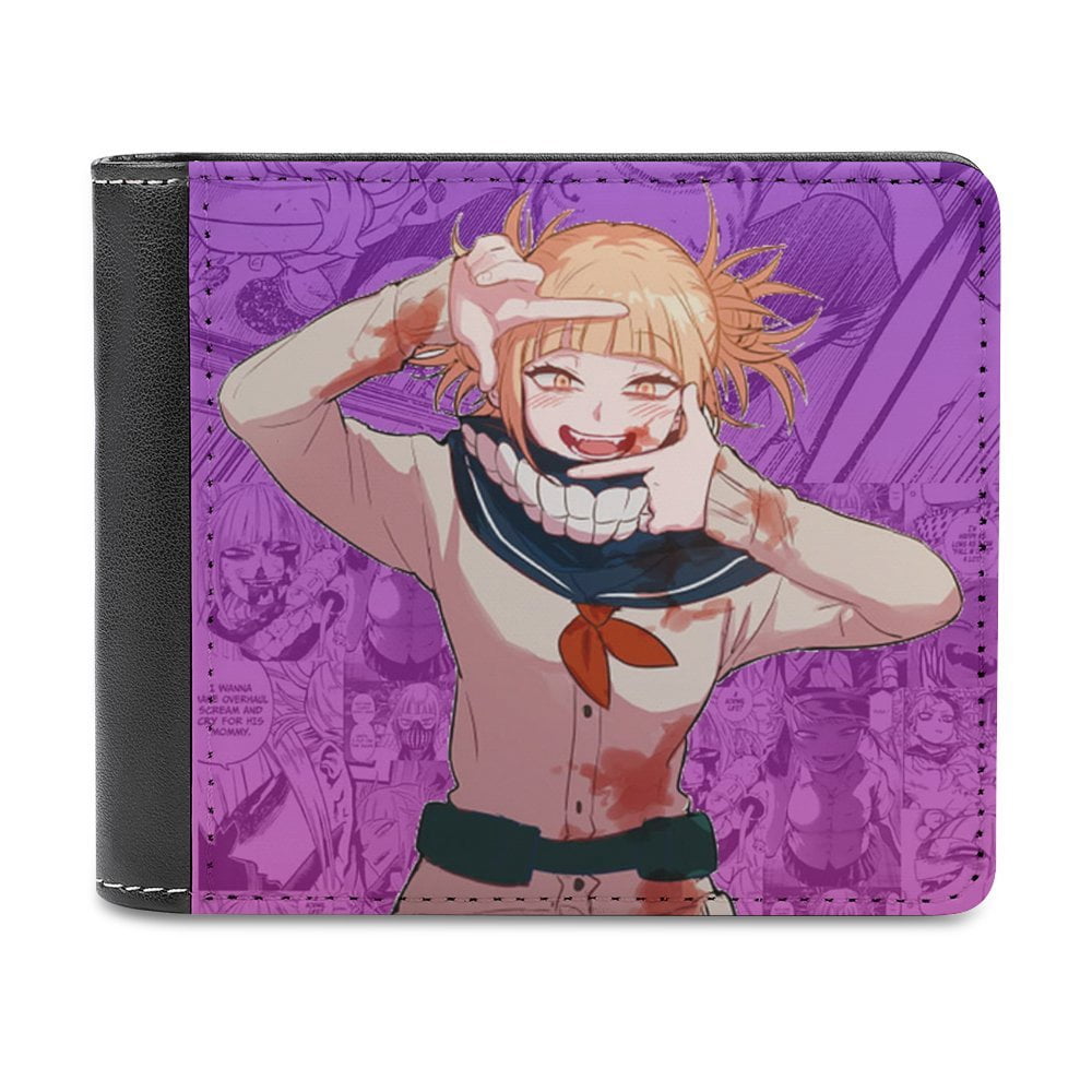 My Hero Academia Himiko Toga Slim Bifold Wallet Purse Leather Wallets ...