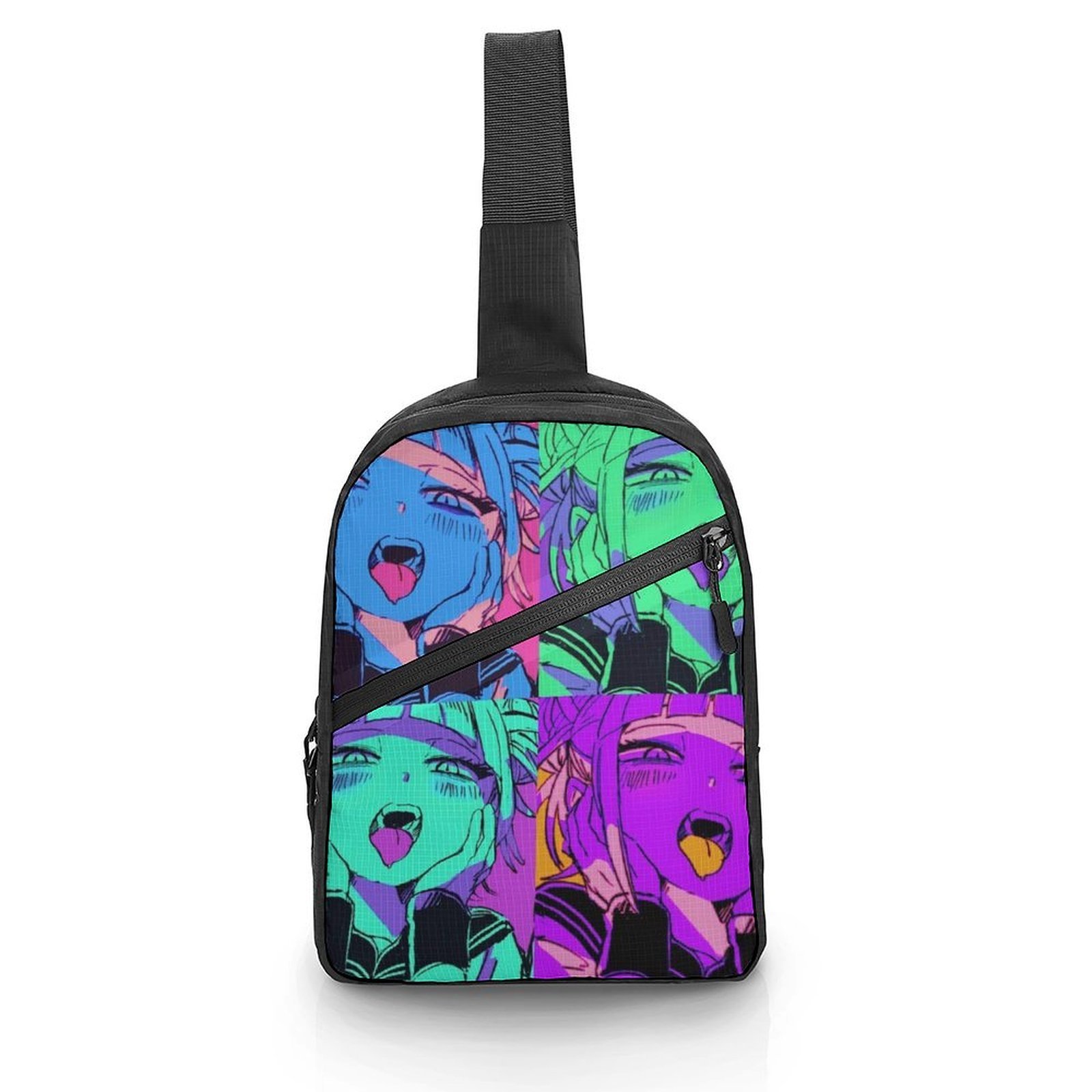 My Hero Academia Himiko Toga Sling Bag Foldable Crossbody Bag Unisex ...