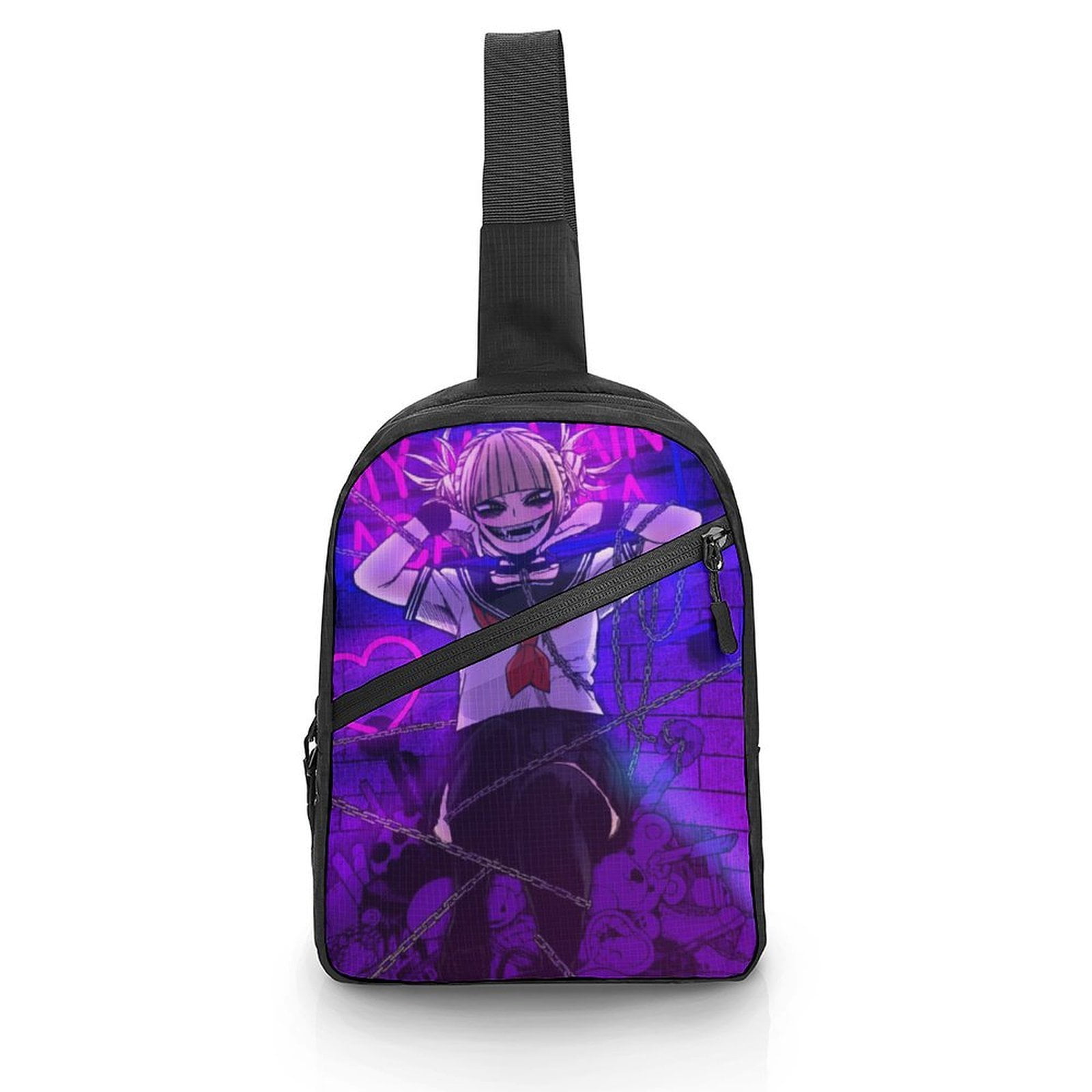 My Hero Academia Himiko Toga Sling Bag Foldable Crossbody Bag Unisex ...