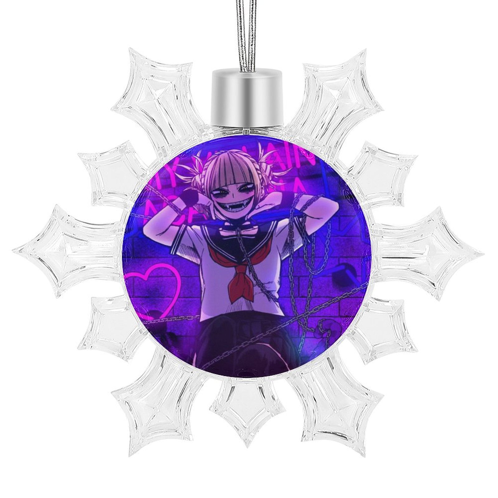 My Hero Academia Himiko Toga Snowflake Pendant Christmas Party ...