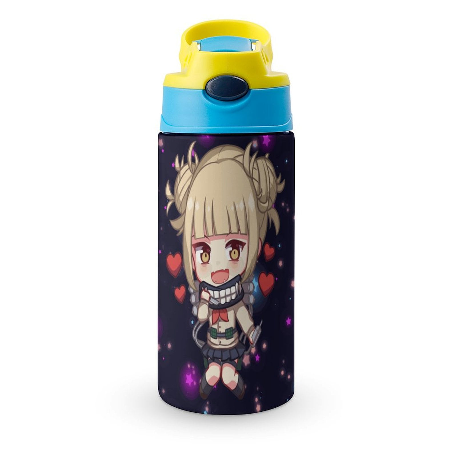 My Hero Academia Himiko Toga Stainless Steel Water Bottle with Straw Children's Vacuum Insulated ...