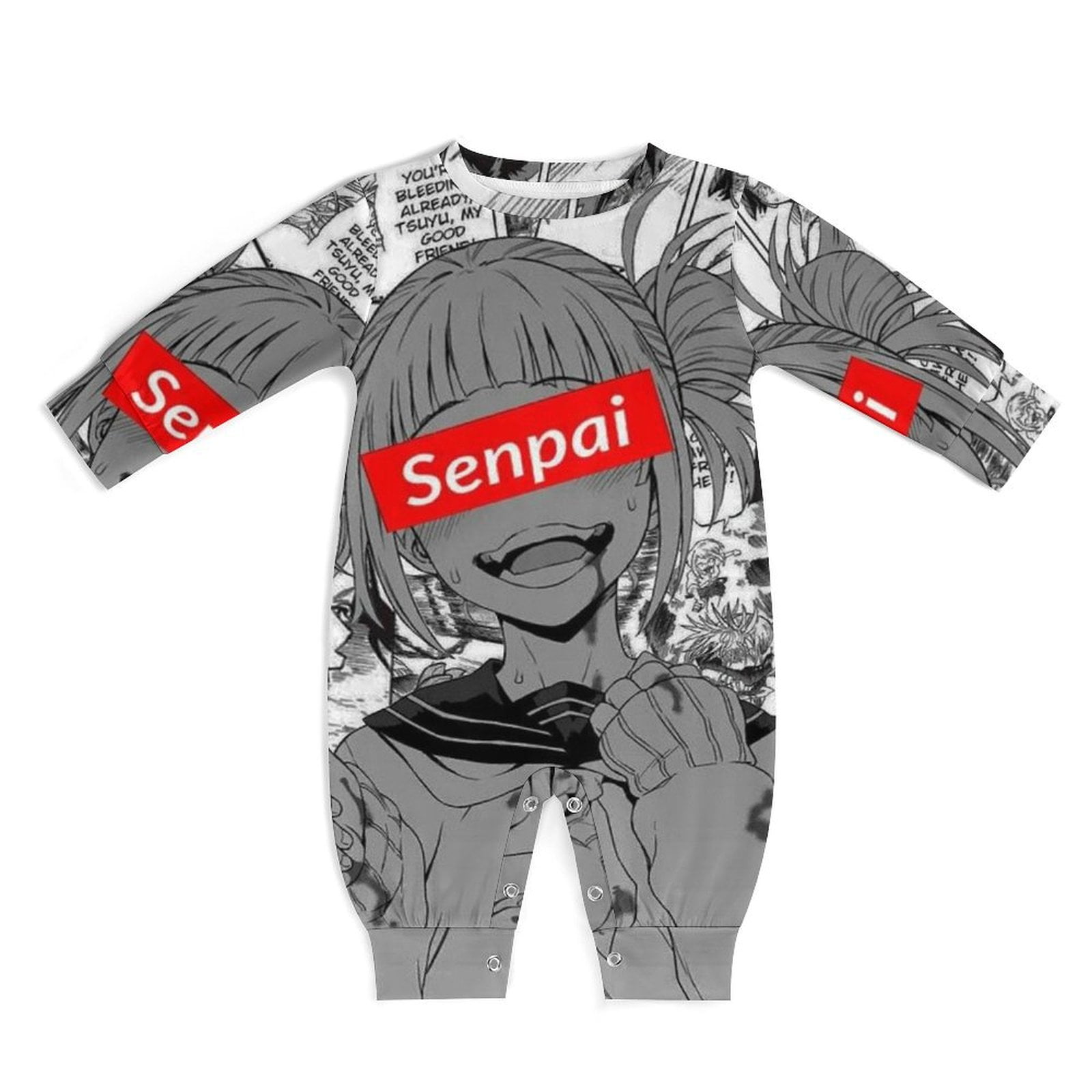 My Hero Academia Himiko Toga Unisex Baby Boy Girl Rompers Long Sleeve ...