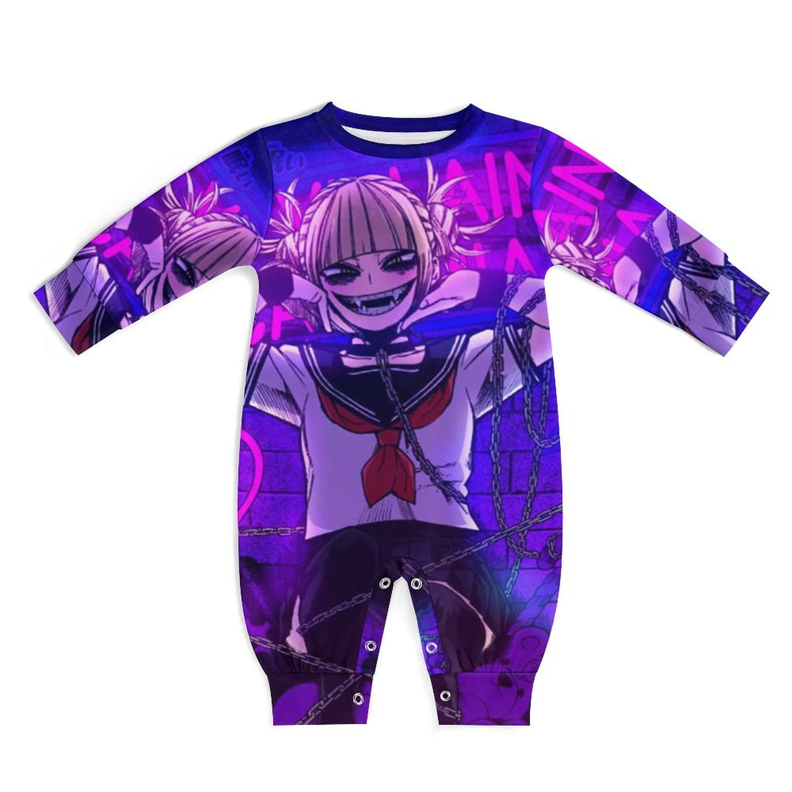My Hero Academia Himiko Toga Unisex Baby Boy Girl Rompers Long Sleeve ...