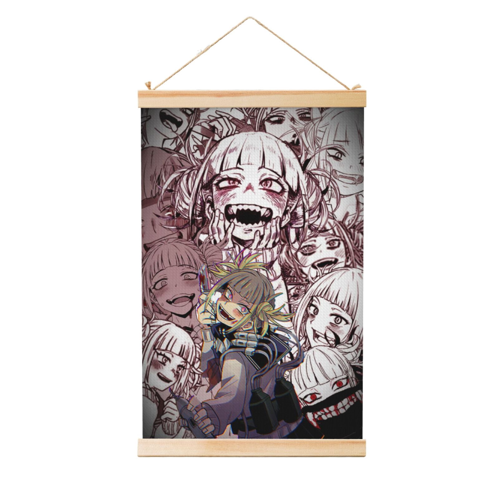 My Hero Academia Himiko Toga Wooden Shaft Hanging Poster Home Decor ...