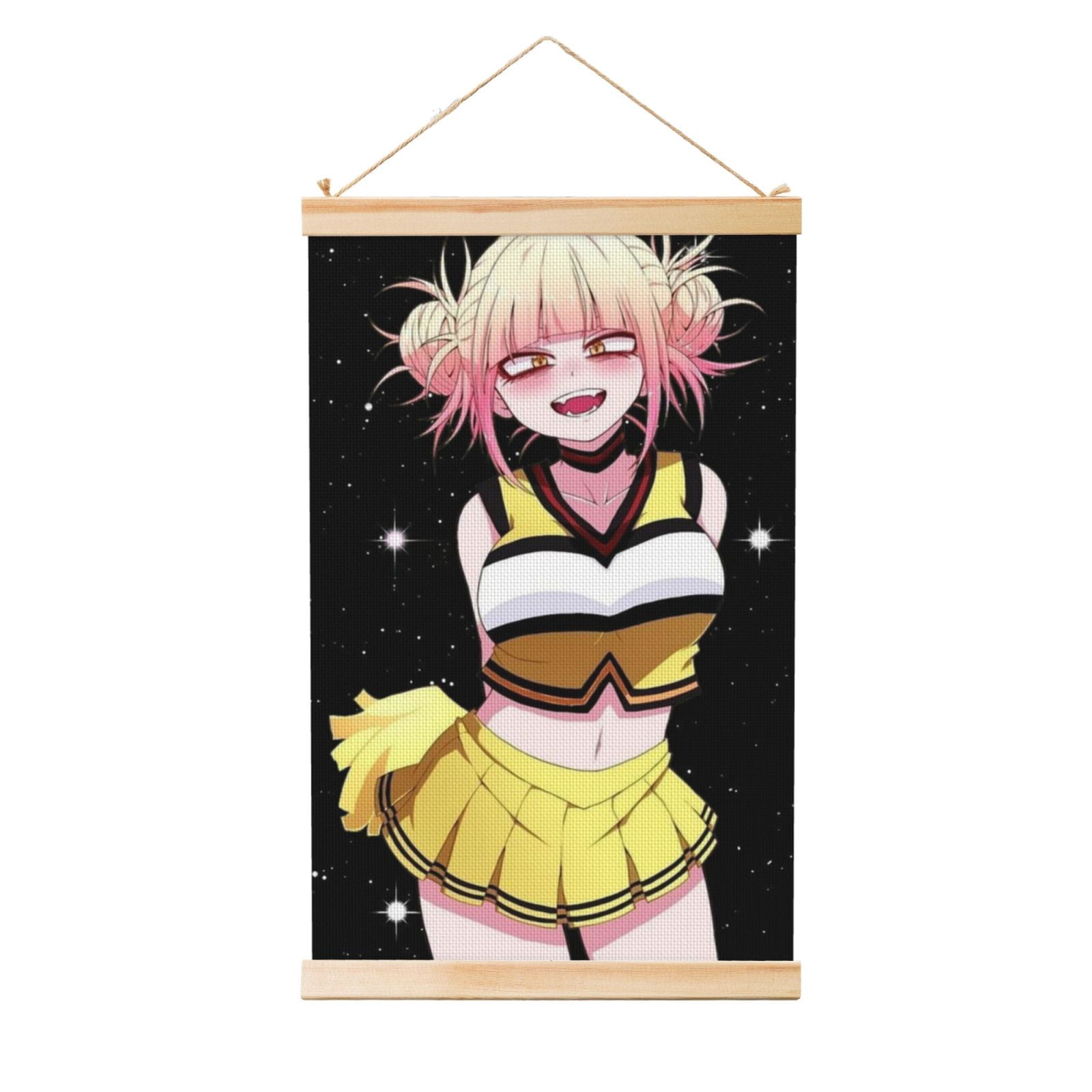 My Hero Academia Himiko Toga Wooden Shaft Hanging Poster Home Decor ...