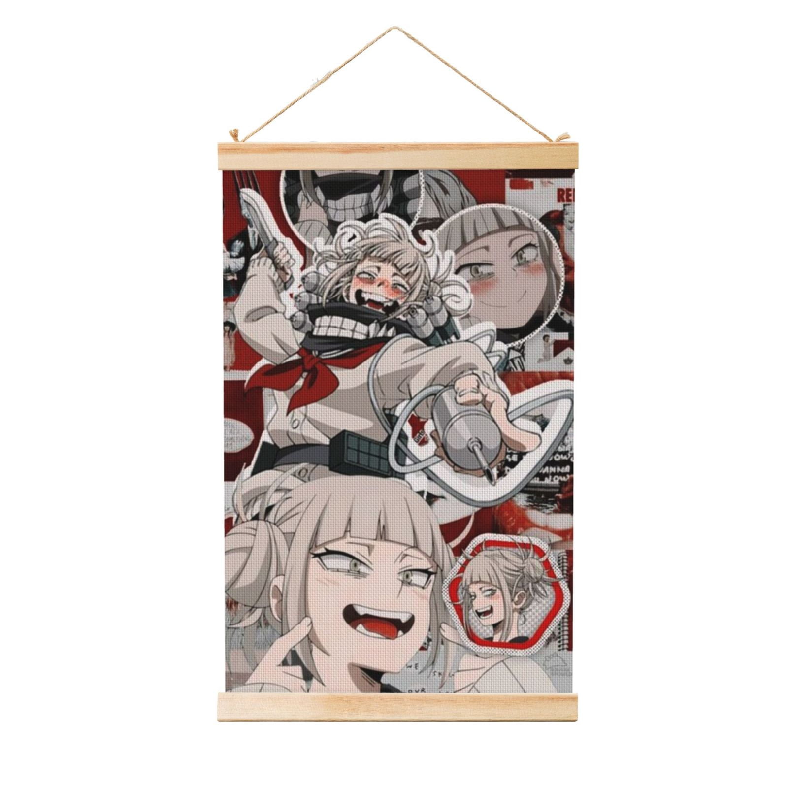 My Hero Academia Himiko Toga Wooden Shaft Hanging Poster Home Decor ...