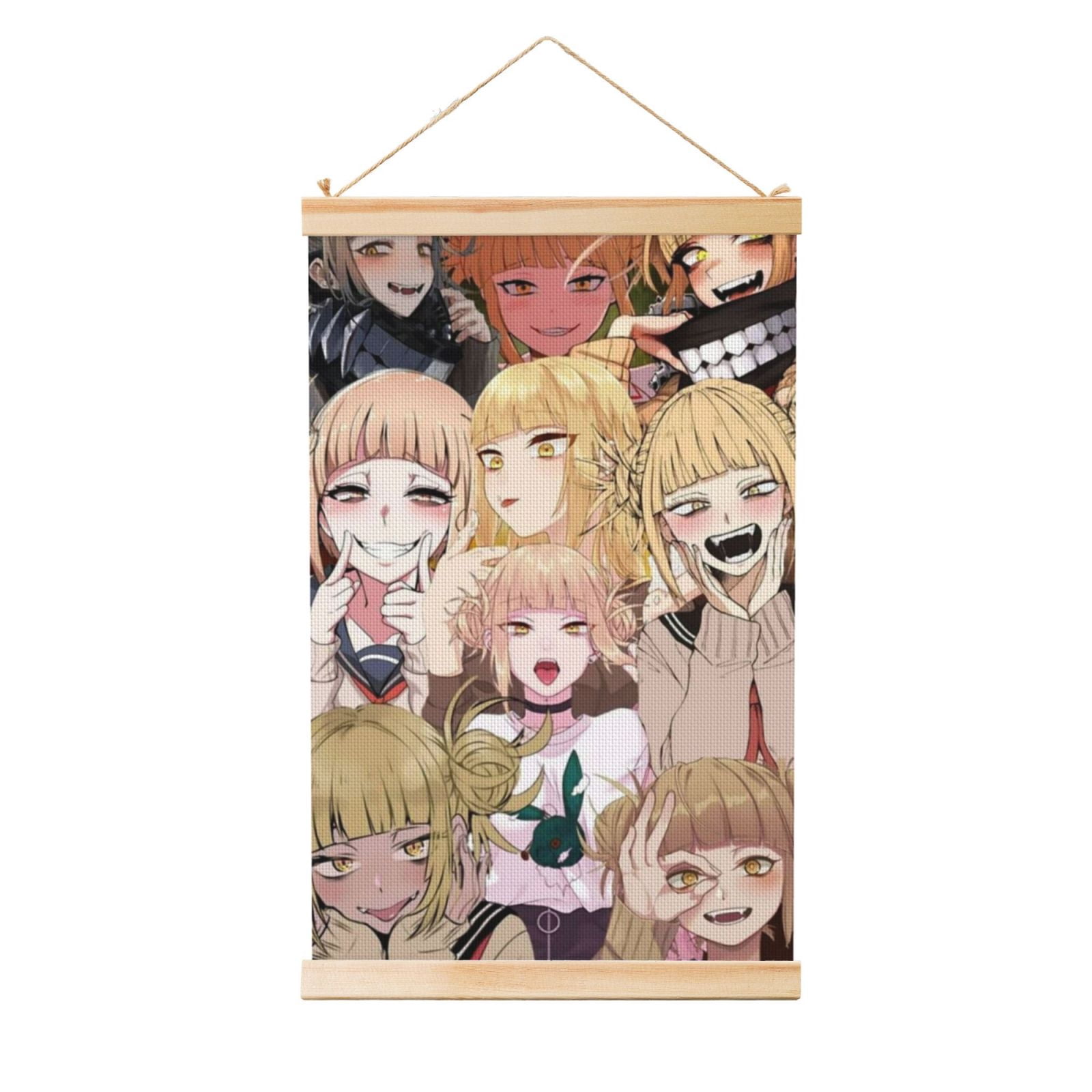 My Hero Academia Himiko Toga Wooden Shaft Hanging Poster Home Decor ...