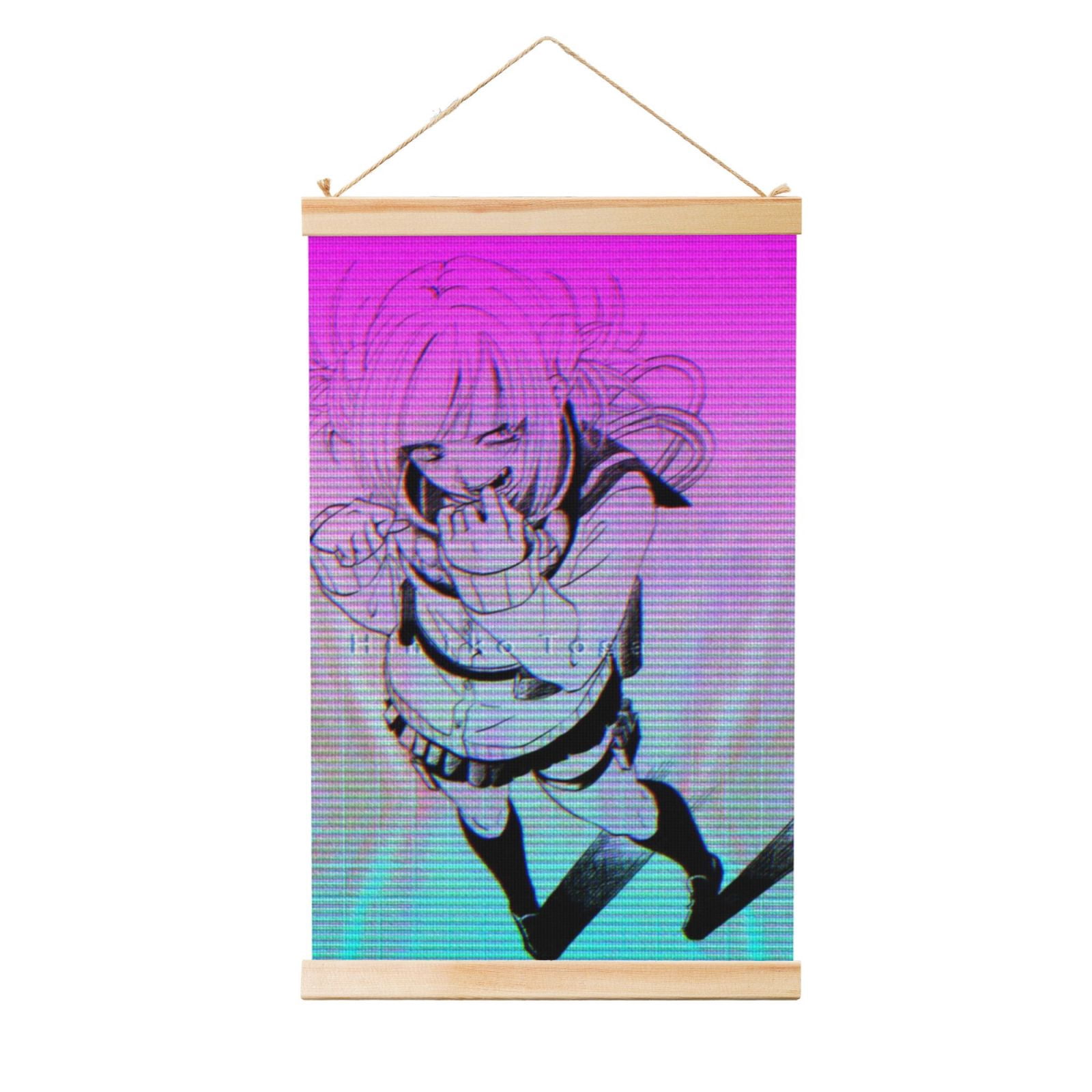 My Hero Academia Himiko Toga Wooden Shaft Hanging Poster Home Decor ...