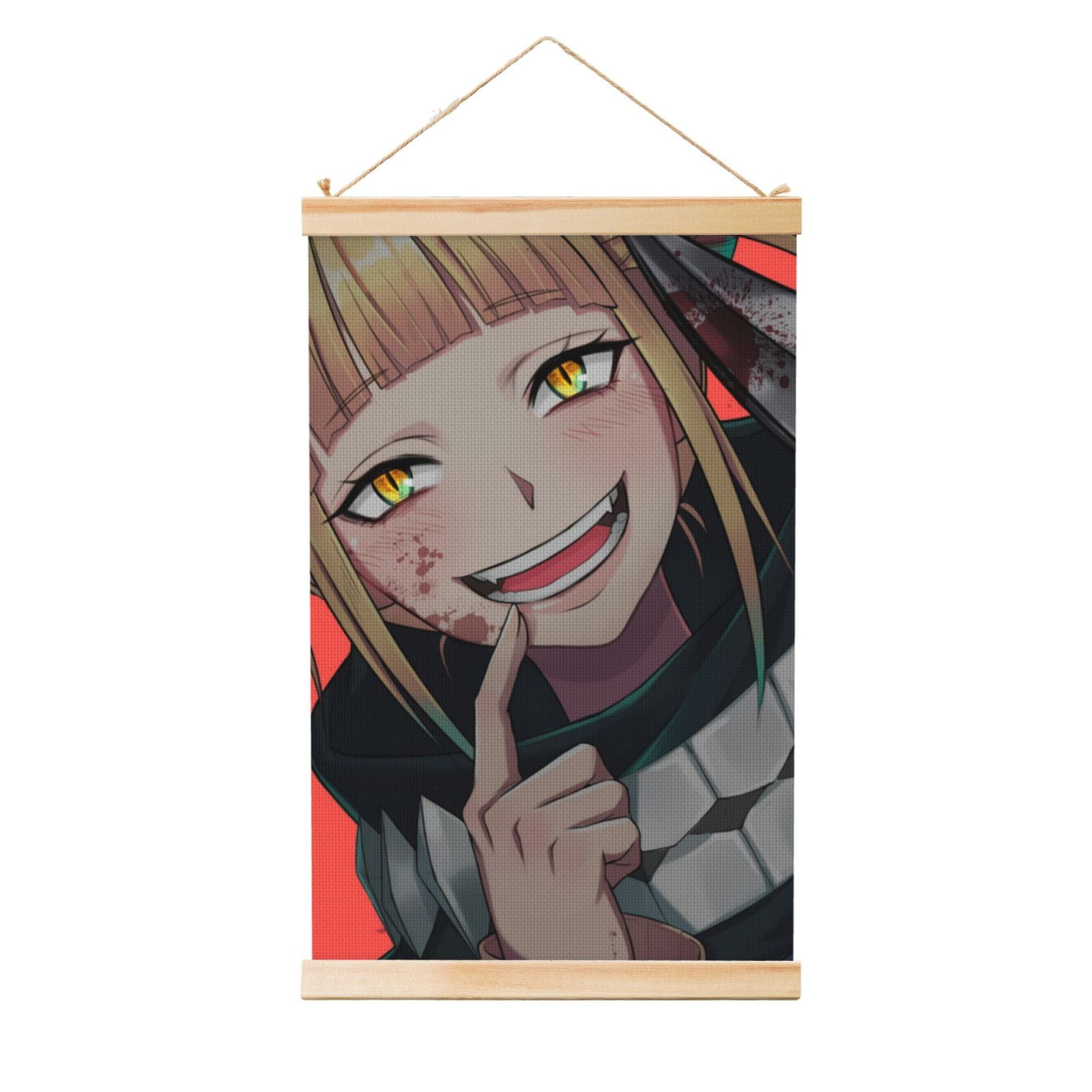 My Hero Academia Himiko Toga Wooden Shaft Hanging Poster Home Decor ...
