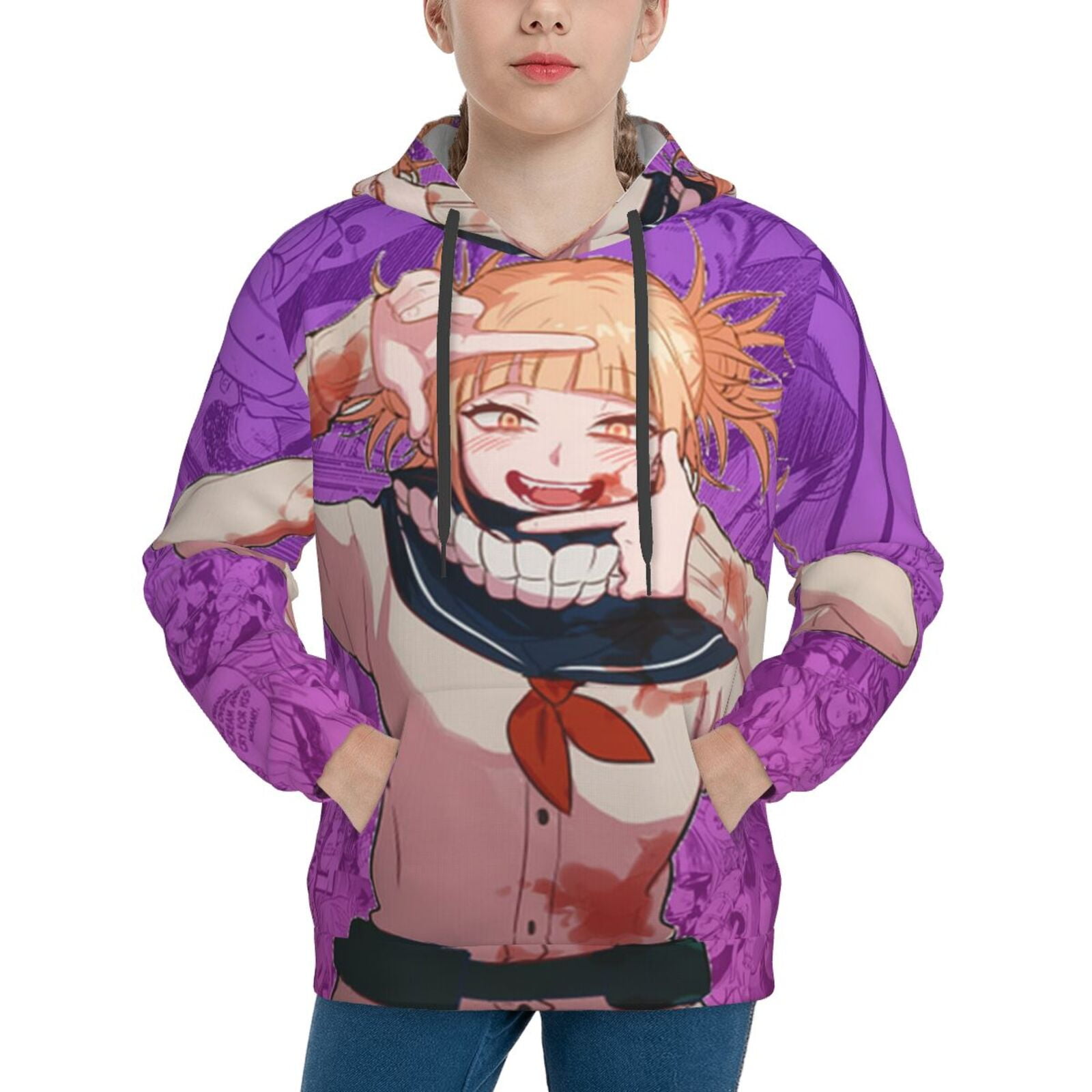My Hero Academia Himiko Toga Youth Sweatshirt Hoodies Pullover 3D Print ...