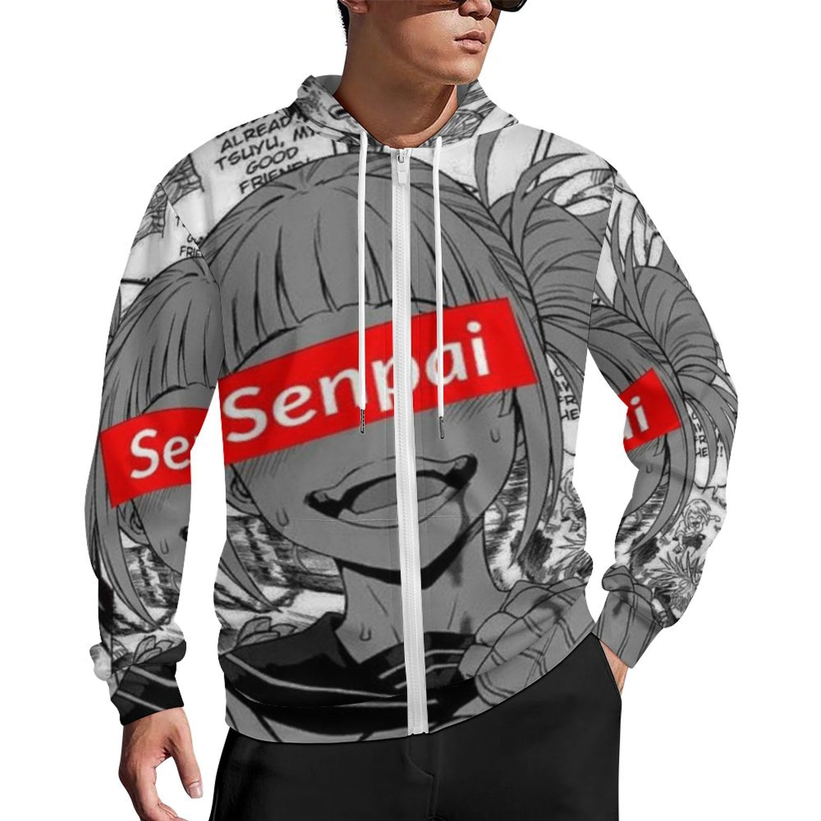 My Hero Academia Himiko Toga Zip Up Hoodies Unisex Realistic 3D Print ...