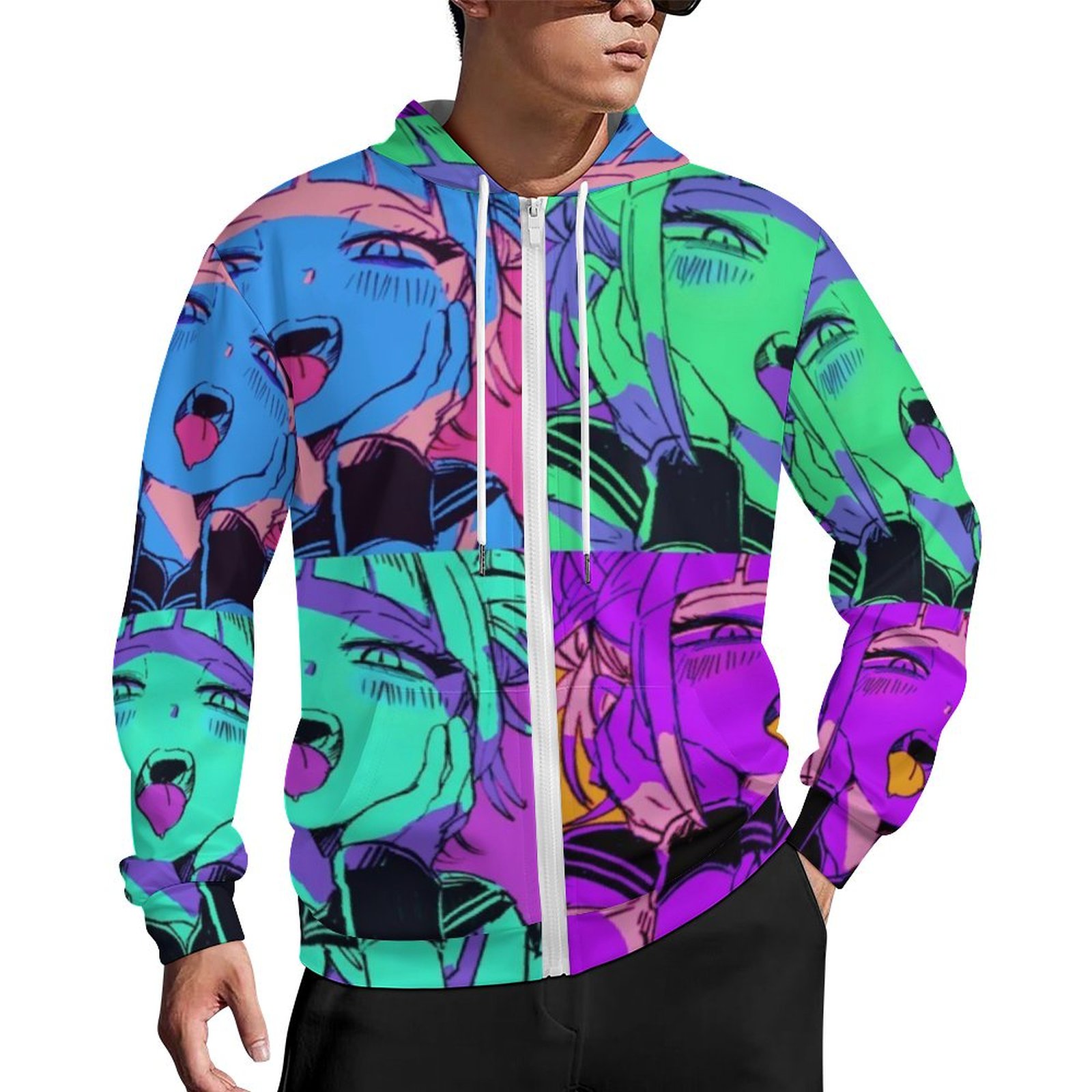 My Hero Academia Himiko Toga Zip Up Hoodies Unisex Realistic 3D Print ...