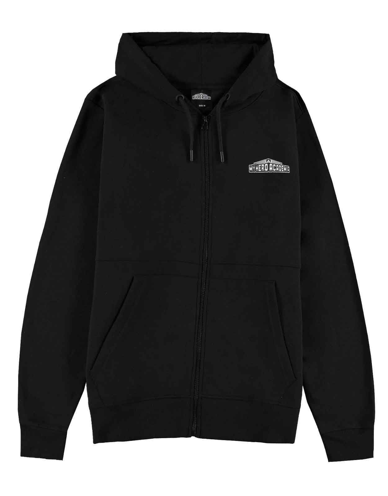 My Hero Academia Hoodie Izuku Midoriya Logo new Official Mens Black ...