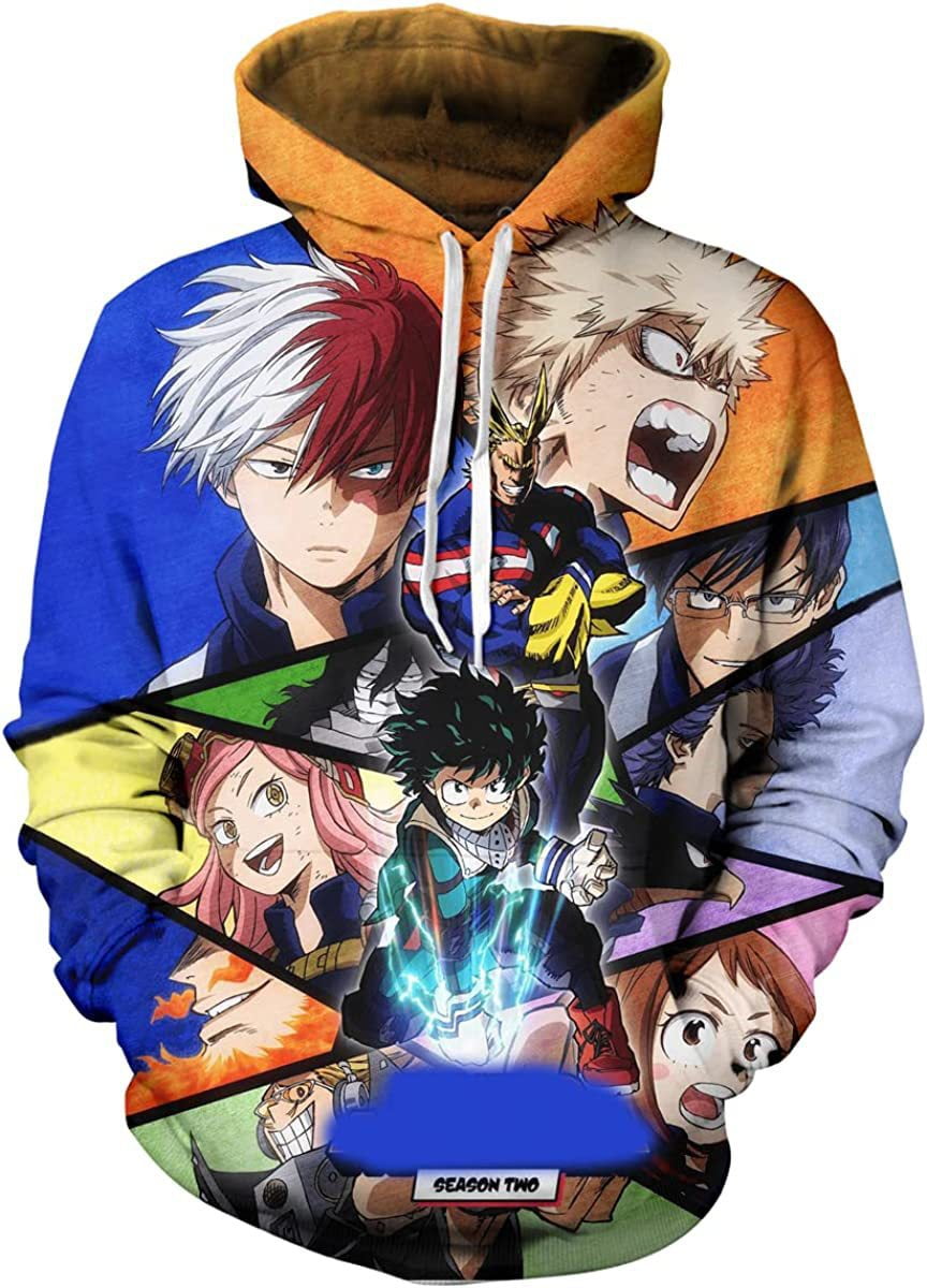 My Hero Academia Hoodies-3d Printed Mha Izuku Todoroki Shoto Sweatshirt ...