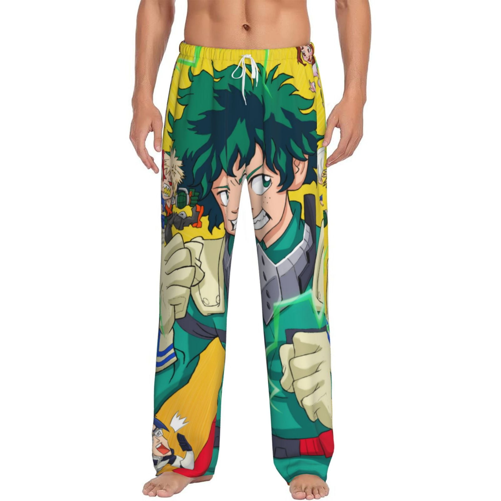 My Hero Academia Izuku Midoriya Anime Men's Pajama Pants With Pockets ...