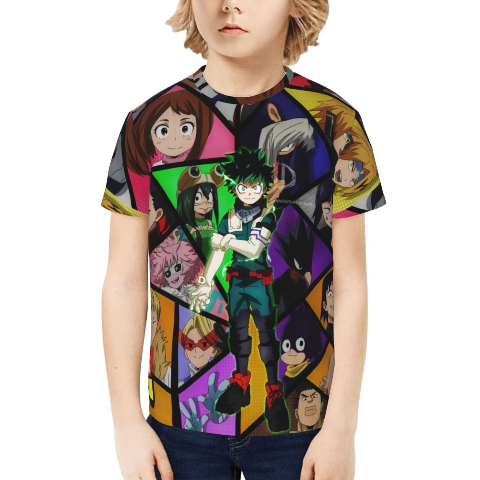 My Hero Academia Izuku Midoriya Kids T-Shirt 3d Printed Graphic T ...