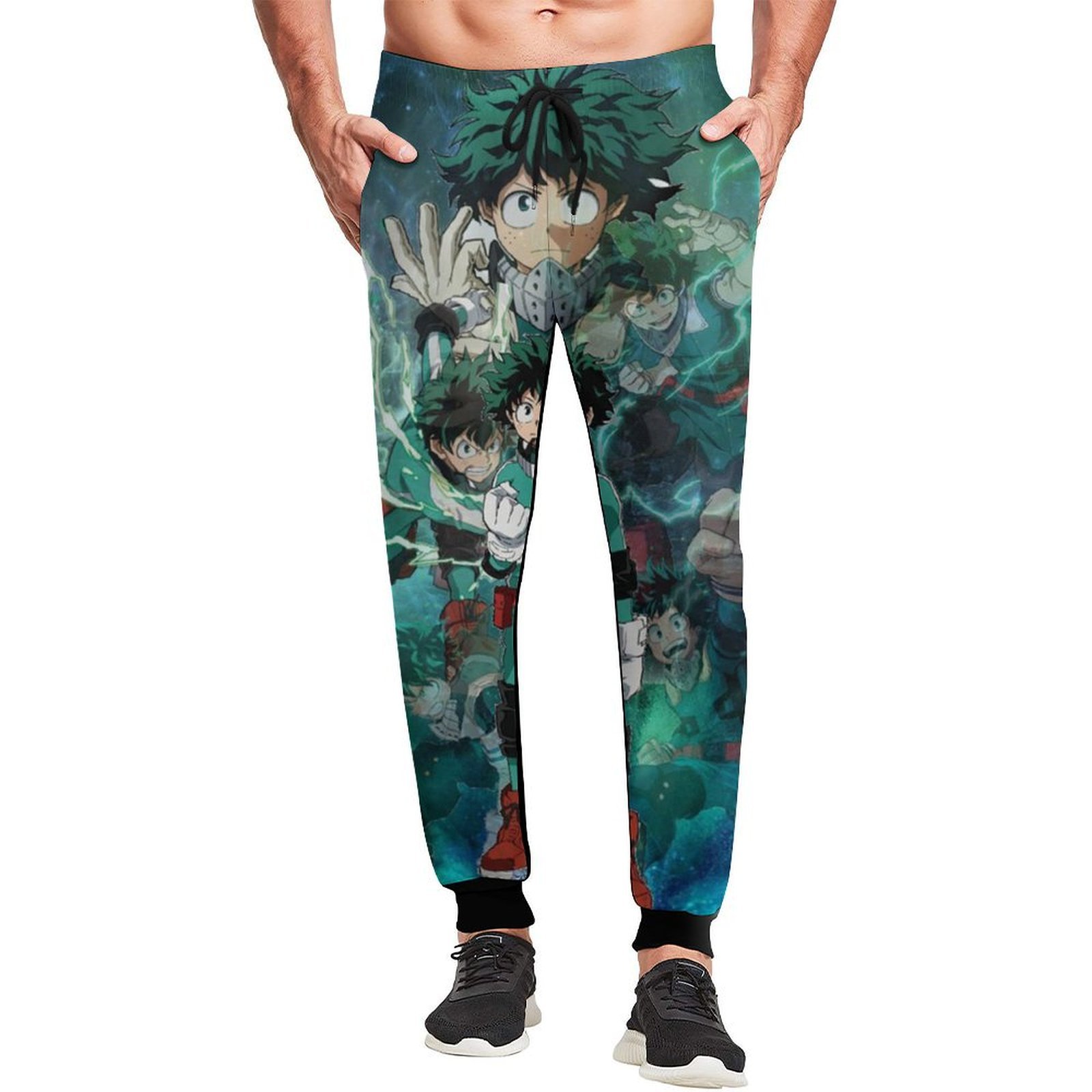 My Hero Academia Izuku Midoriya Men's Sweatpants 3D Printing Casual ...