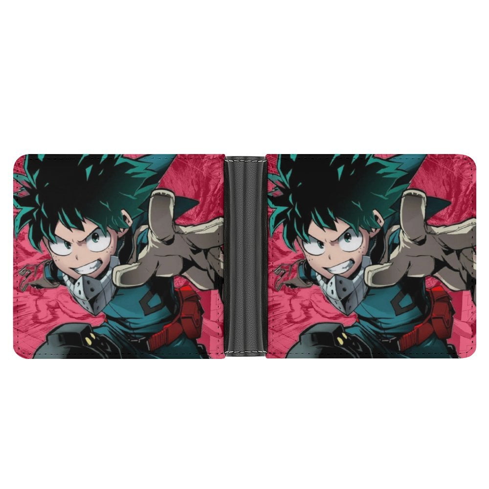 My Hero Academia Izuku Midoriya PU Leather Bifold Wallet Money ...