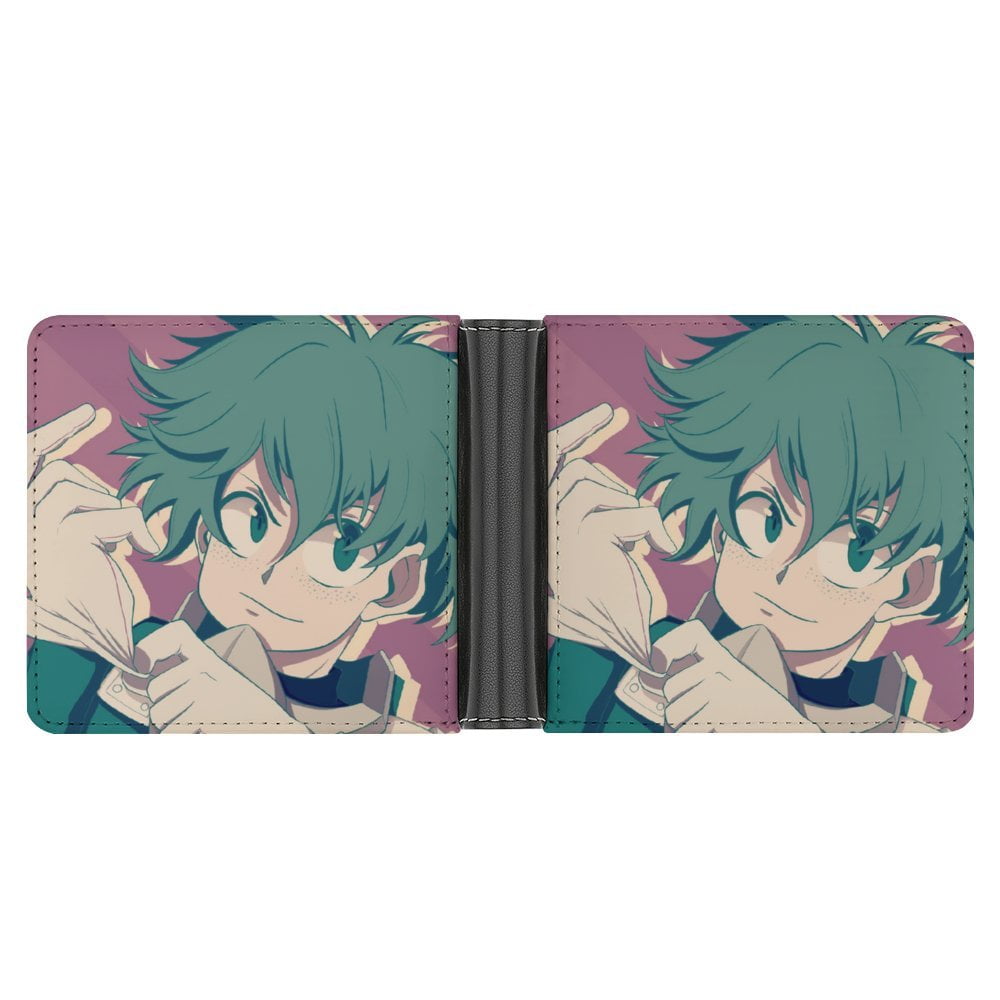 My Hero Academia Izuku Midoriya PU Leather Bifold Wallet Money ...