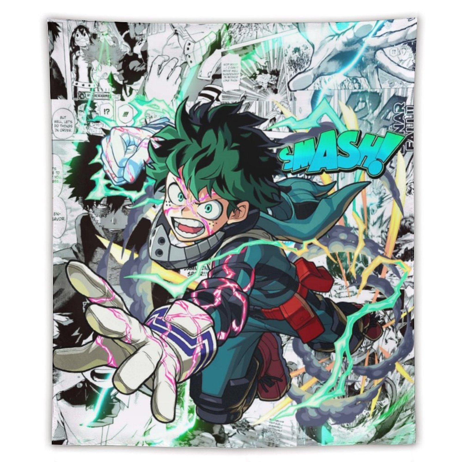 My Hero Academia Izuku Midoriya Tapestry Luxury Wall Hanging Tapestries ...