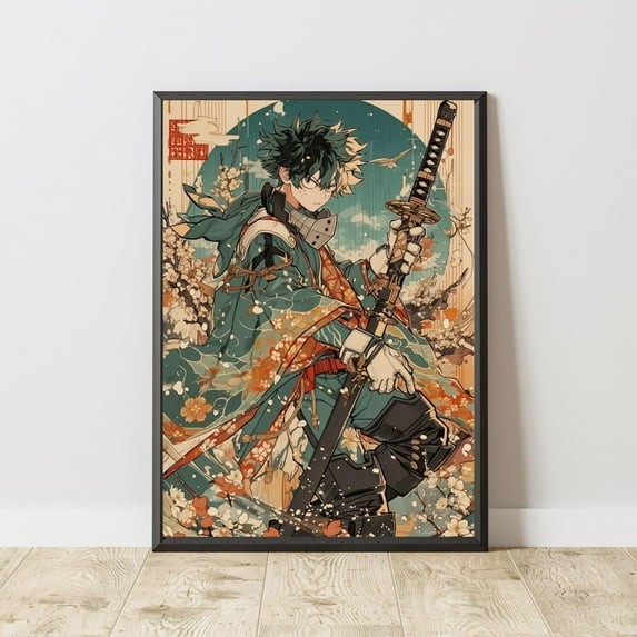 My Hero Academia | Izuku Vintage | Anime | Manga | Japanese Manga Wall ...