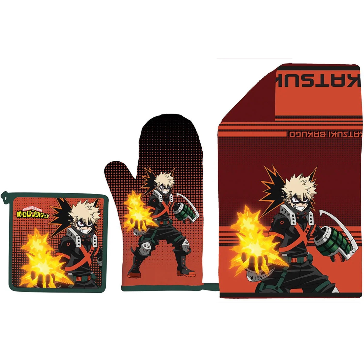 My Hero Academia Katsuki Bakugo Kitchen Set - Walmart.com