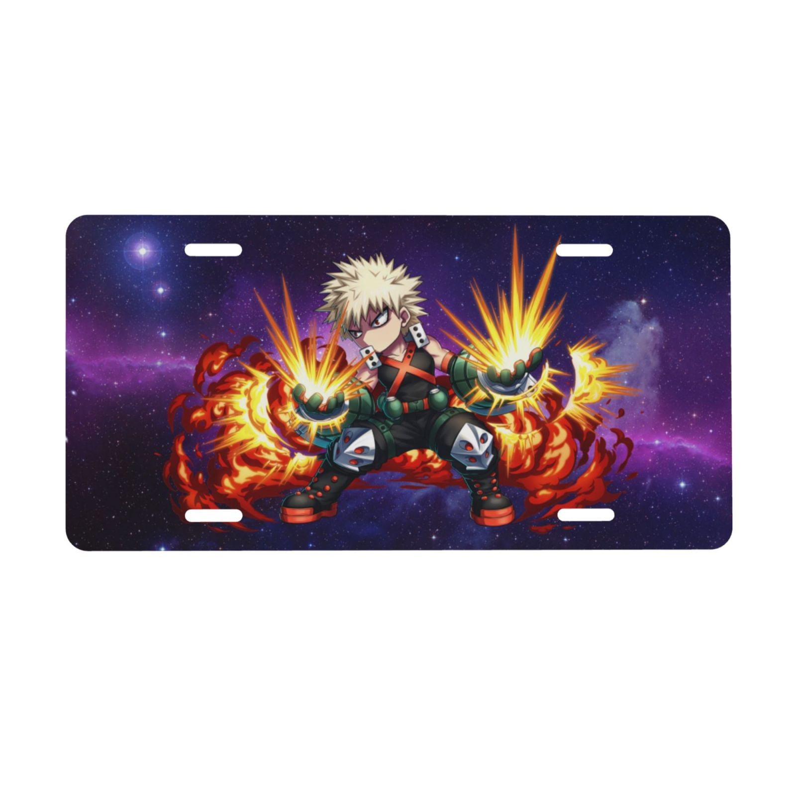 My Hero Academia Katsuki Bakugo License Plate Cover Aluminum Novelty ...