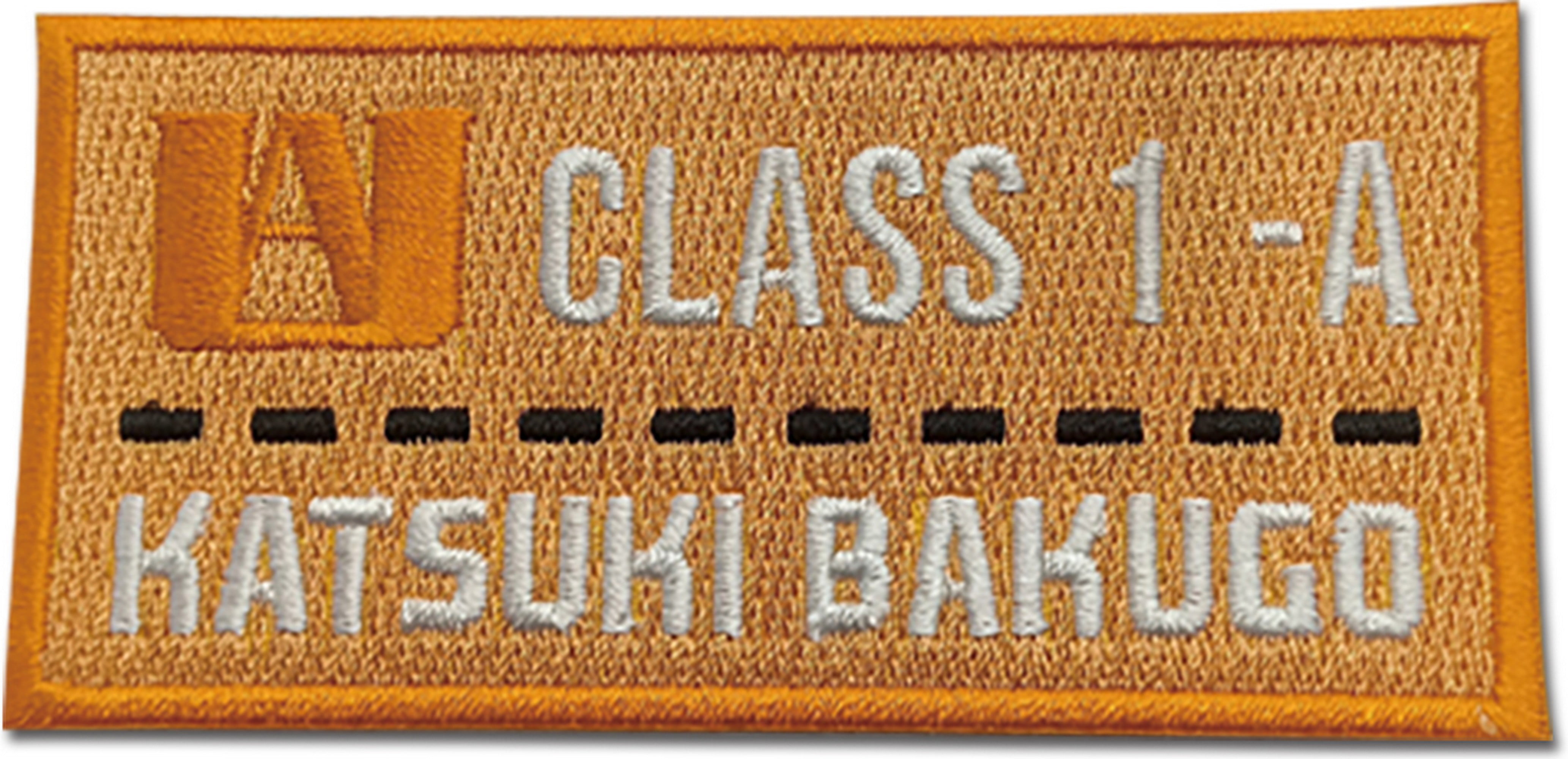My Hero Academia Katsuki Bakugo Name Orange Anime Patch GE-39634 ...
