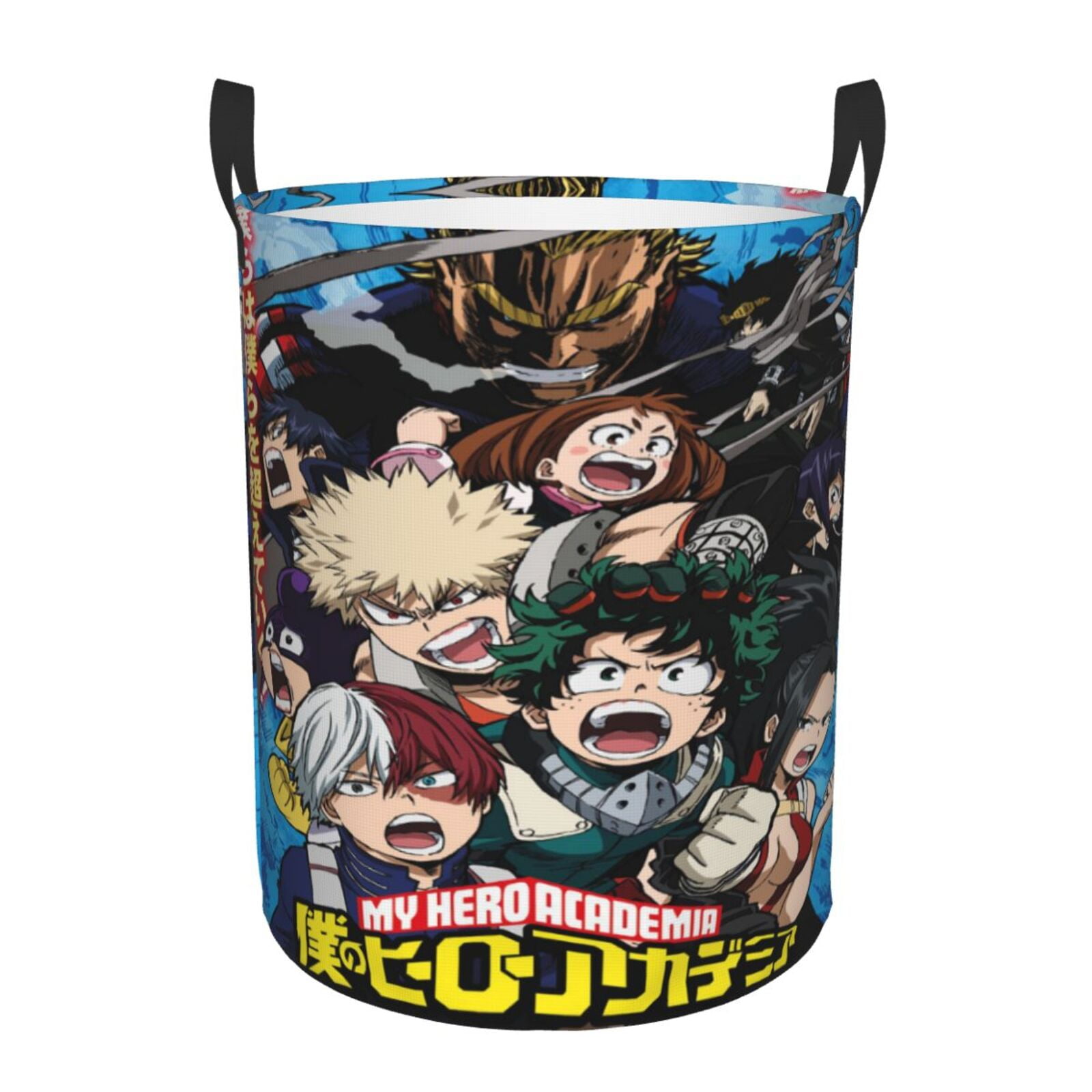 My Hero Academia Laundry Hamper Laundrys Basket Waterproof Durable Portable Foldable With Handle
