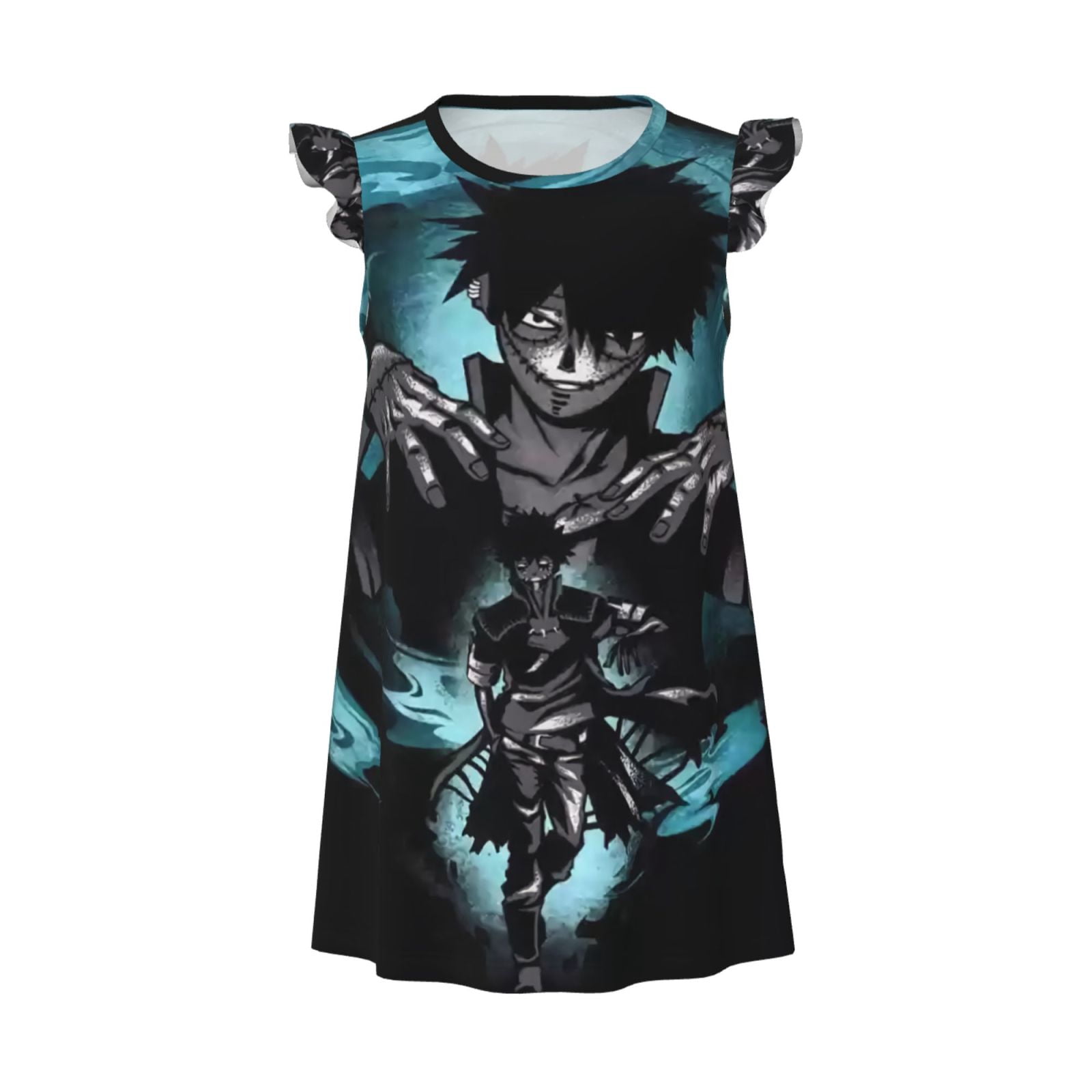 My Hero Academia Little Girls Nightgowns Soft Flutter Sleeve Night ...