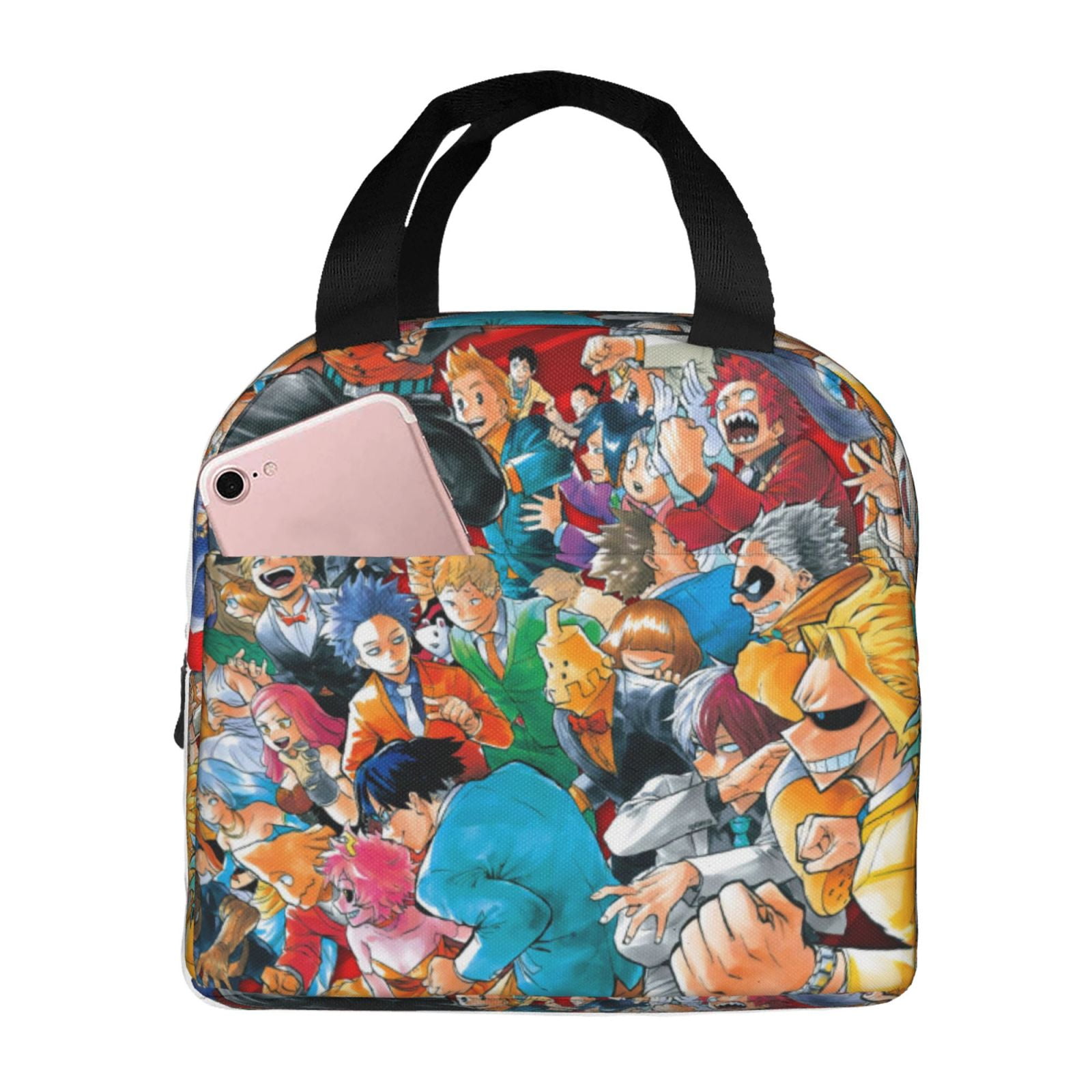 My Hero Academia Lunch Bag, Anime Lunch Box For Boys Girls, Reusable ...