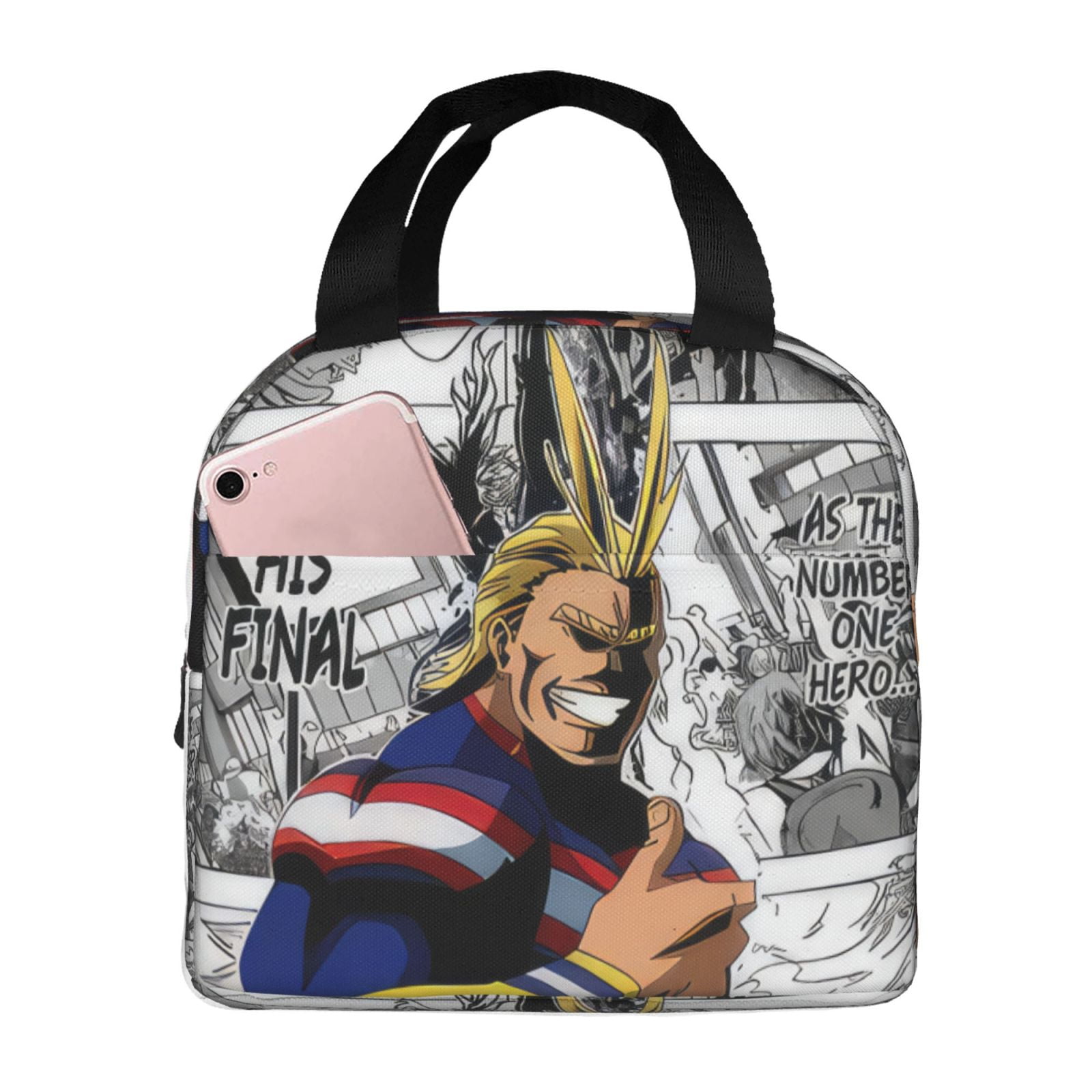 My Hero Academia Lunch Bag, Anime Lunch Box For Boys Girls, Reusable ...