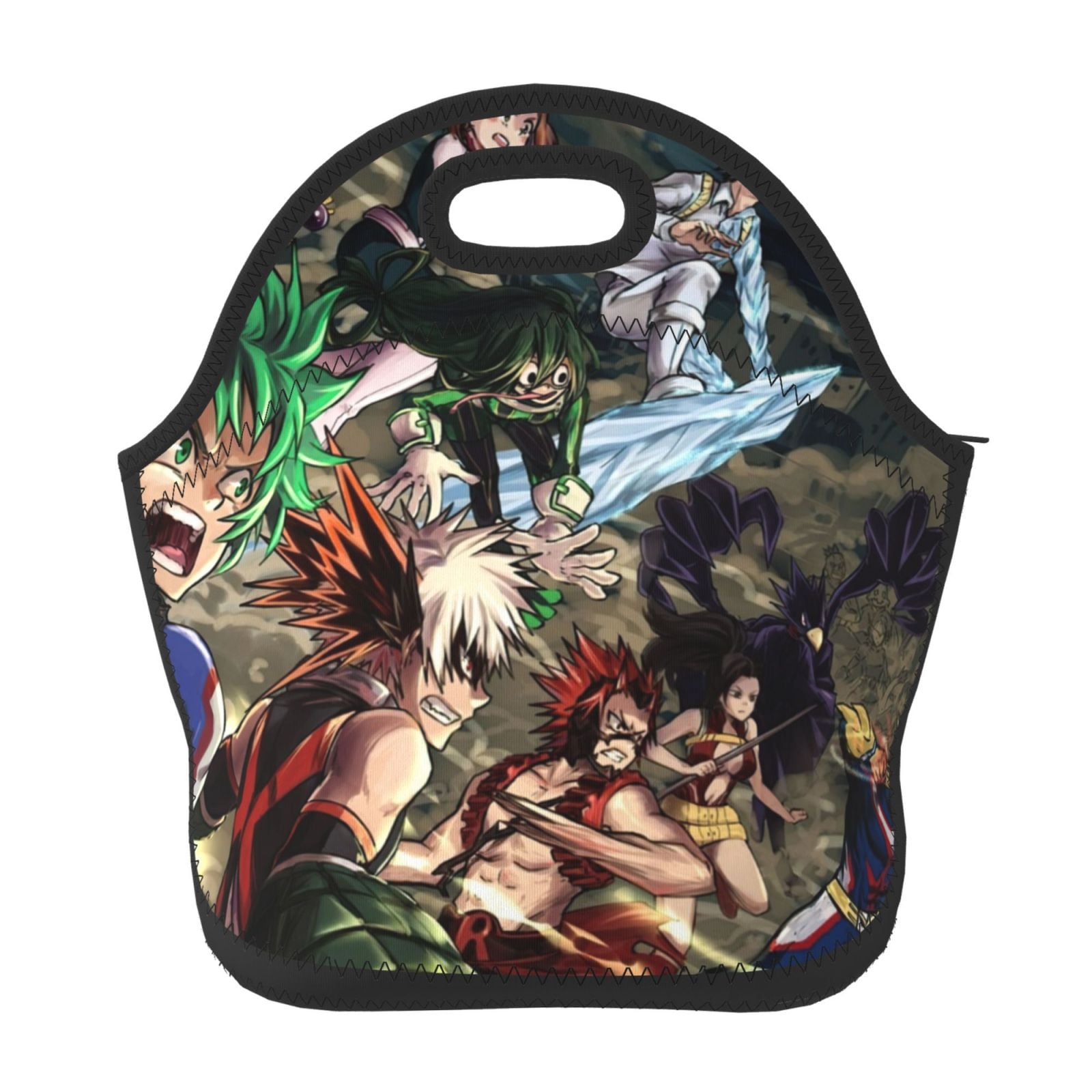 My Hero Academia Lunch Bag, Neoprene Lunch Bag, Reusable Insulated Lunch Box, Lunch Tote Bag For ...