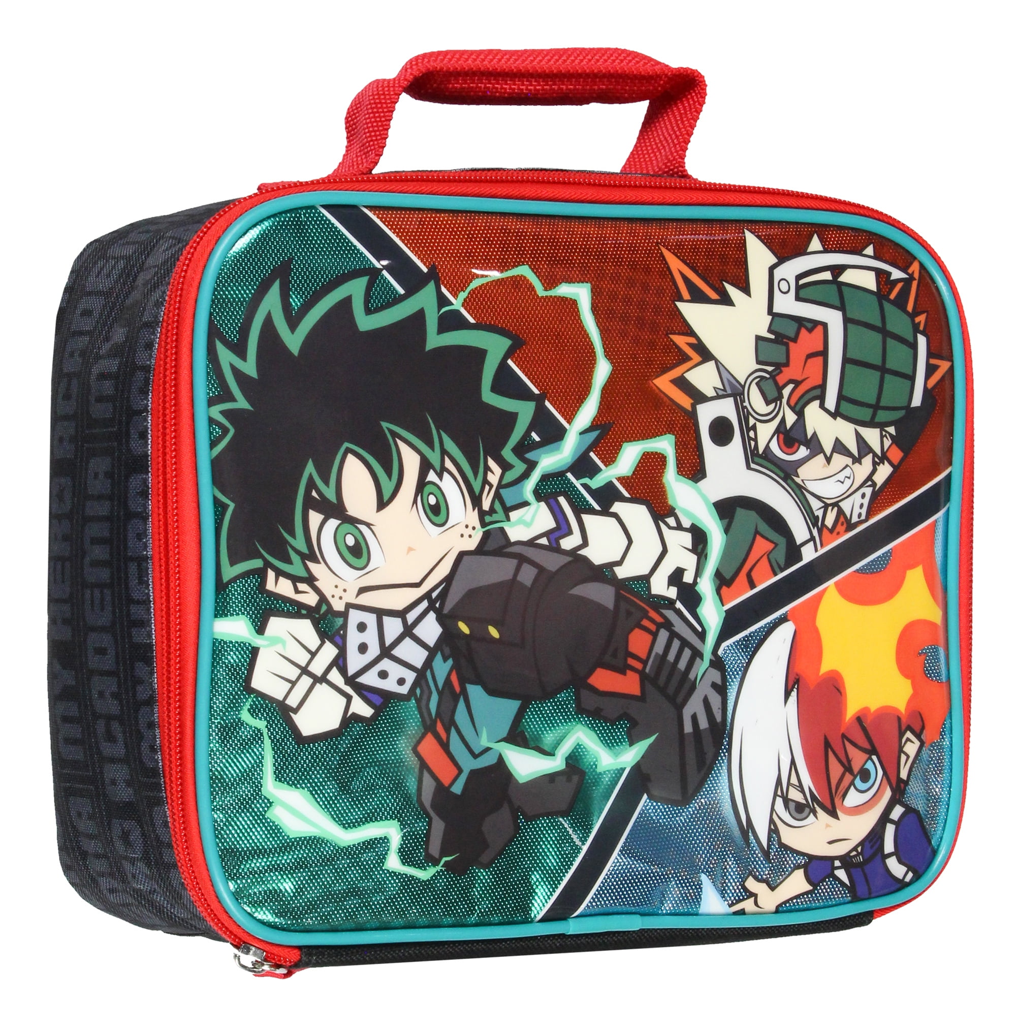 My Hero Academia Lunch Box Chibi Deku Shoto And Bakugo Anime Manga ...