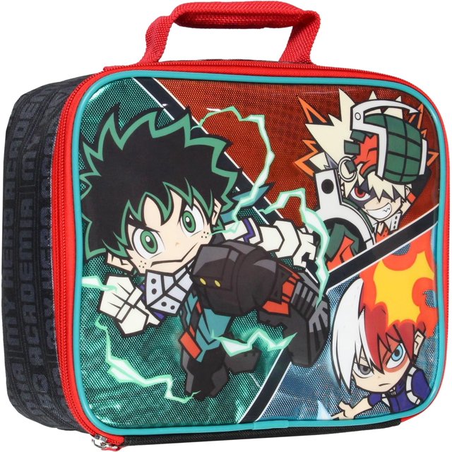 My Hero Academia Lunch Box Chibi Deku Shoto And Bakugo Anime Manga ...