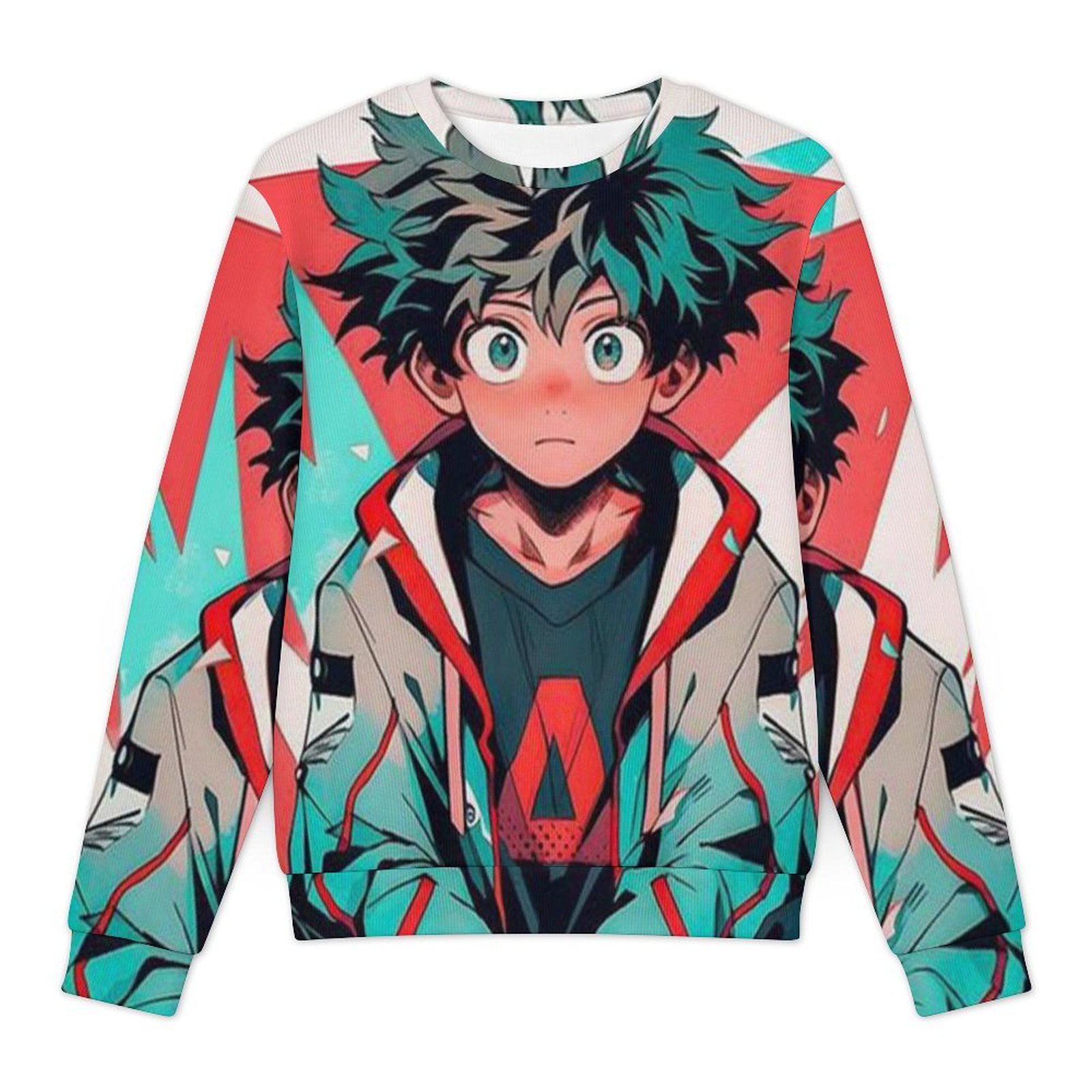 My Hero Academia MHA Adult Sweater Loose Fitting Pullover Fashion 3D ...