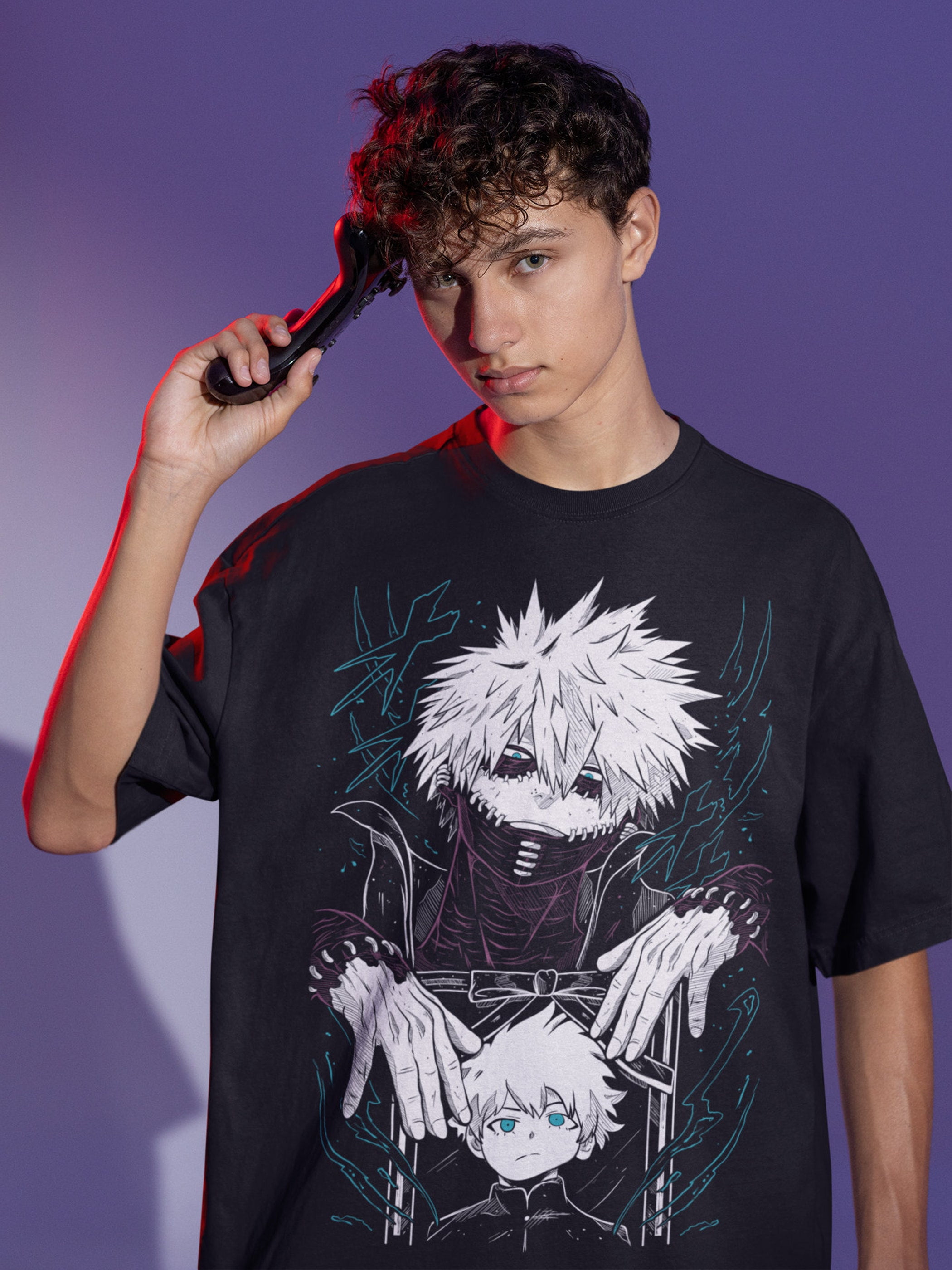 My Hero Academia MHA Dabi Shoto Todoroki T-Shirt,Light Pink Color,Size ...