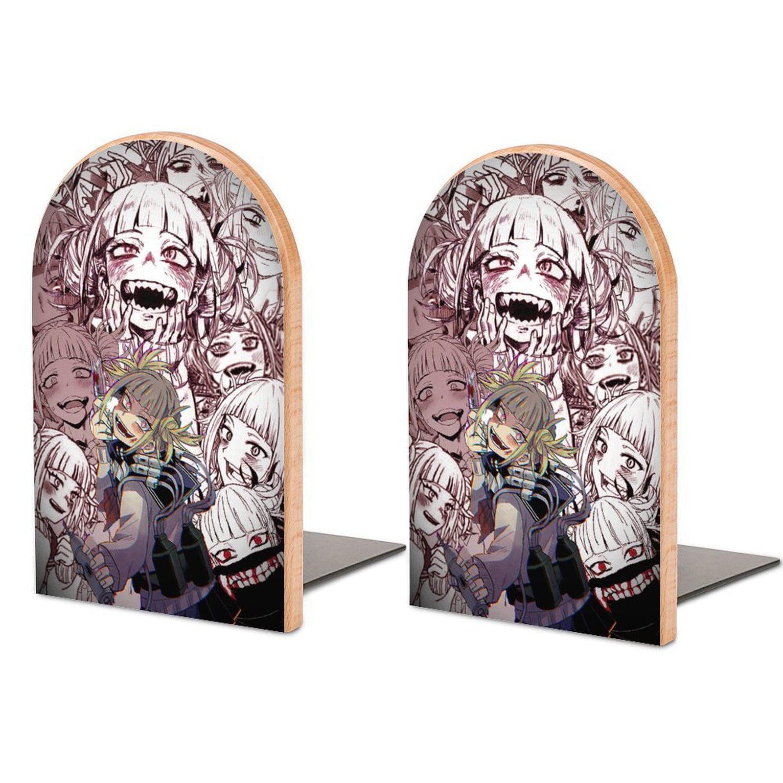My Hero Academia MHA Himiko Toga Bookends Wood Book Divider Decor ...