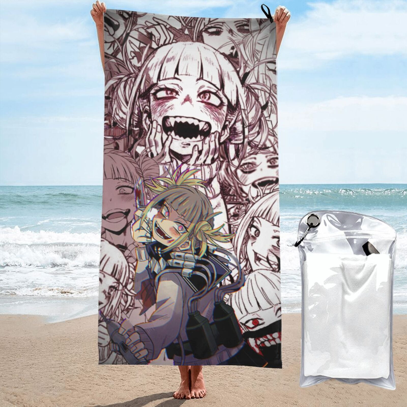 My Hero Academia MHA Himiko Toga Quick Dry Bath Towel Lightweight Soft ...