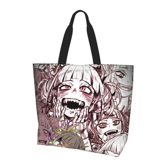 My Hero Academia MHA Himiko Toga Tote Bags Reusable Women Shoulder Bag ...