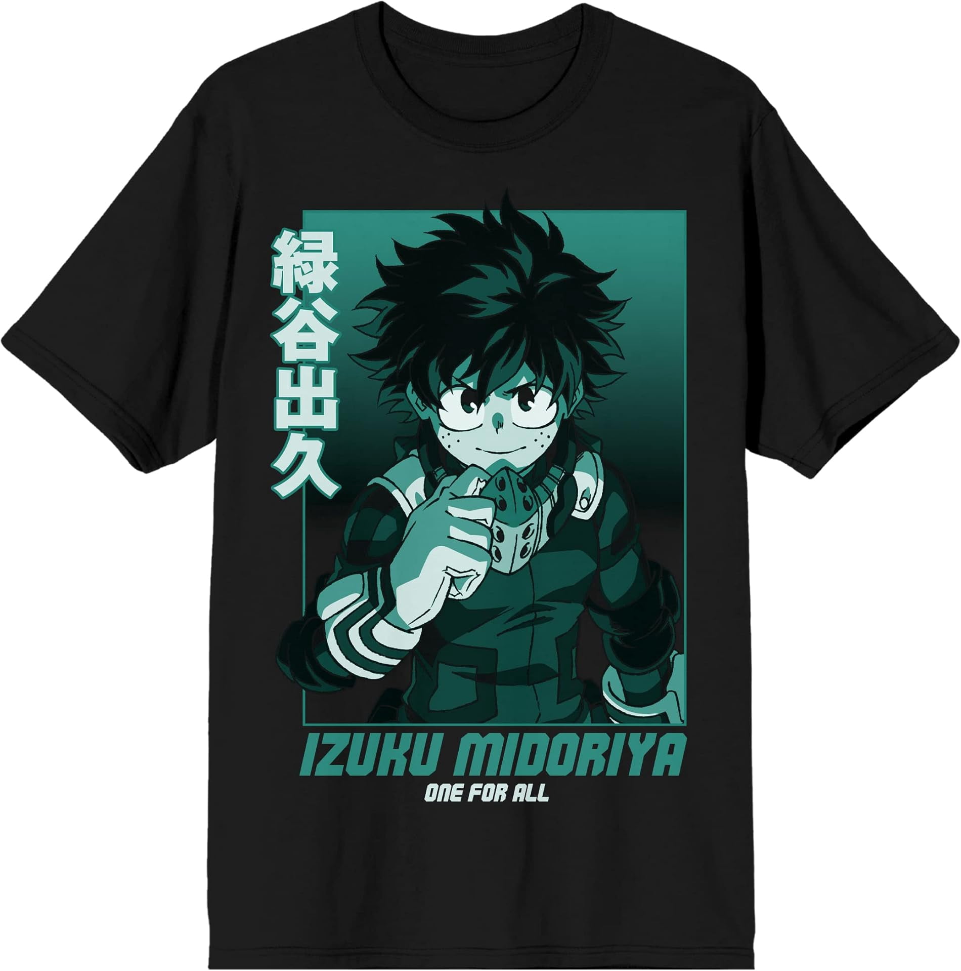 My Hero Academia MHA Izuku Midoriya One for All Short Sleeve T-Shirt ...
