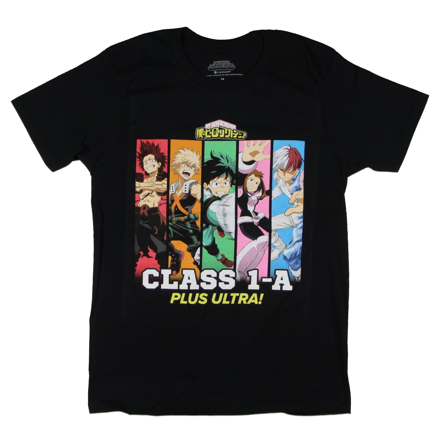 My Hero Academia Men's Class 1-A Plus Ultra Character Panels T-Shirt ...