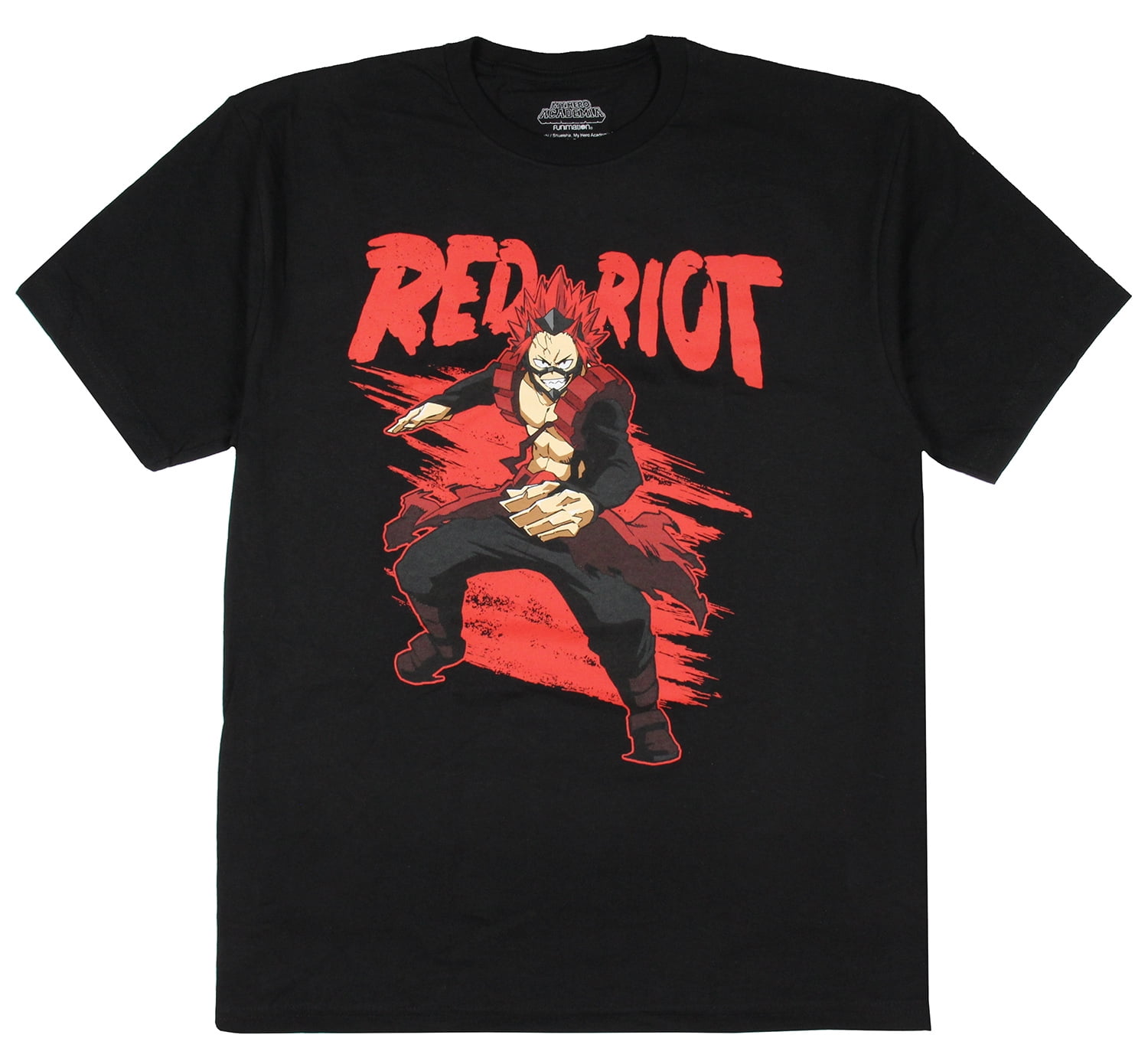 My Hero Academia Men's Eijiro Kirishima Red Riot Character Anime T ...