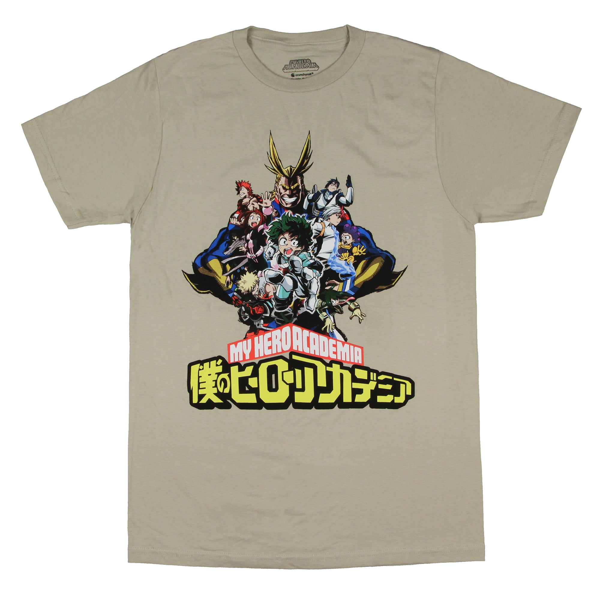 My Hero Academia Men's MHA Quirks Deku Shoto Froppy All Might T-Shirt ...