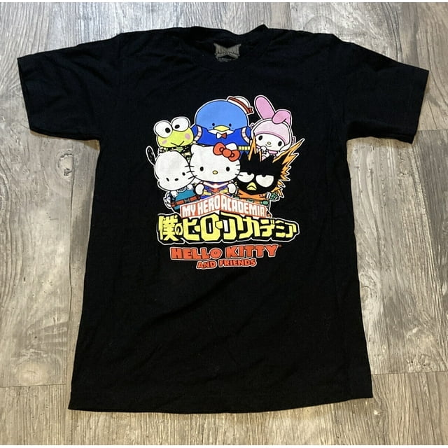 My Hero Academia Men's MHA x Hello Kitty And Friends Mashup Unisex T ...