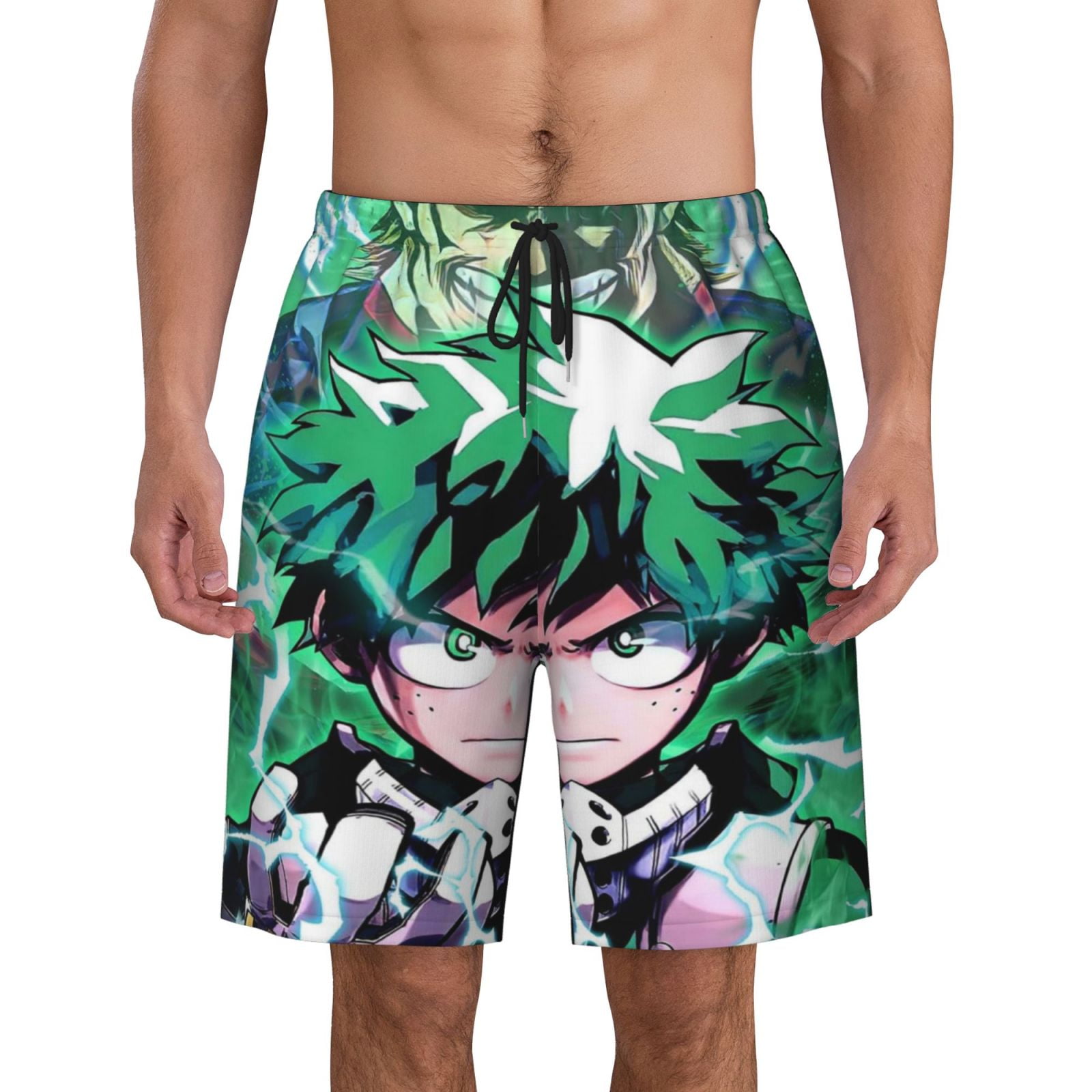 My Hero Academia Men's Swim Trunks Quick Dry Board Shorts Bathing Suit ...