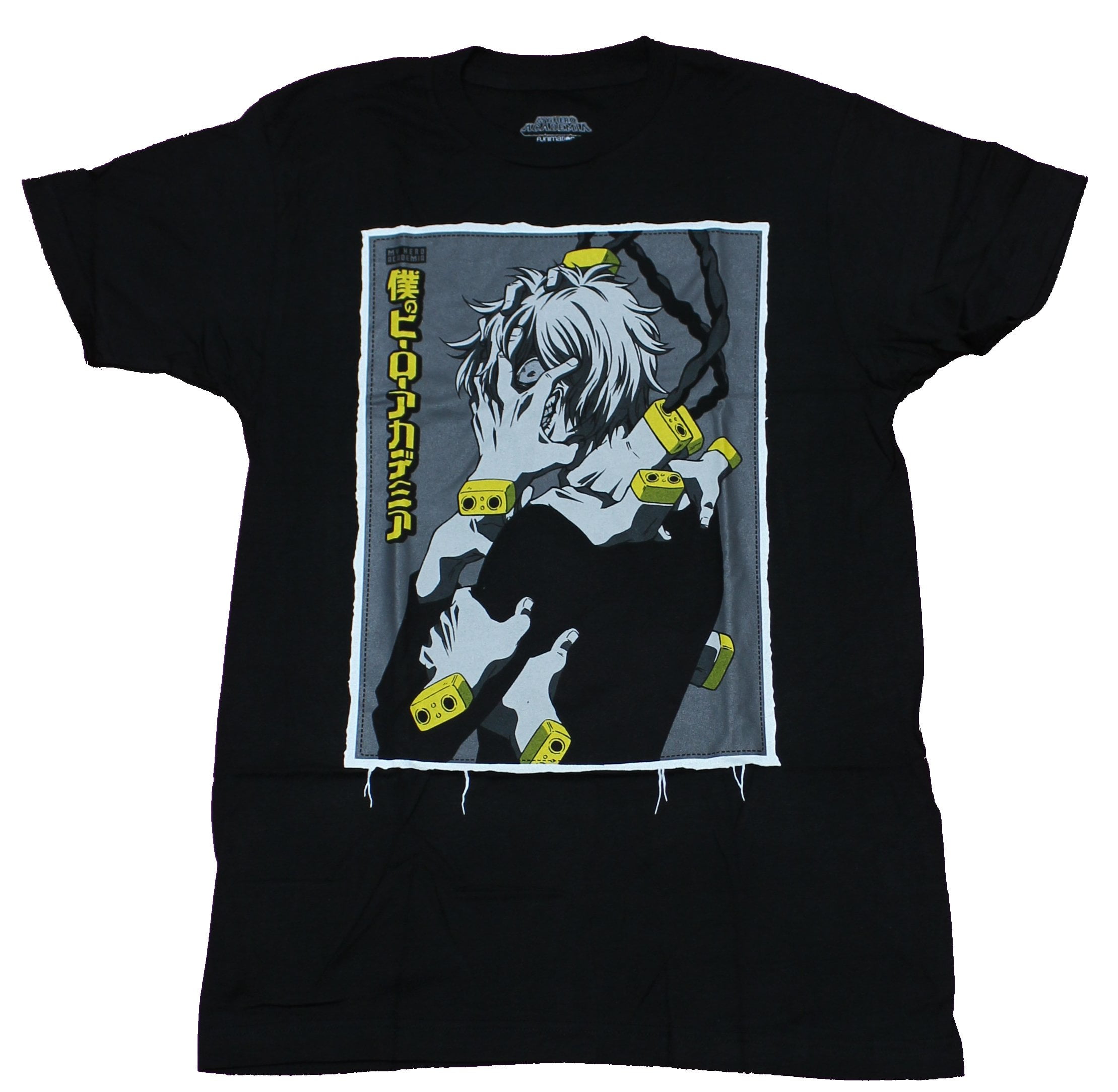 My Hero Academia Mens T-Shirt - Framed Profile Tomura Shigaki Image (X ...