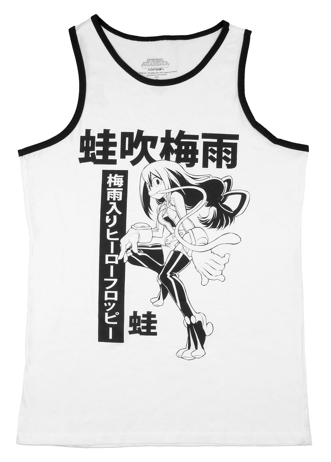 My Hero Academia Mens' Tsuyu Asui Froppy Ringer Muscle Tank - Walmart.com