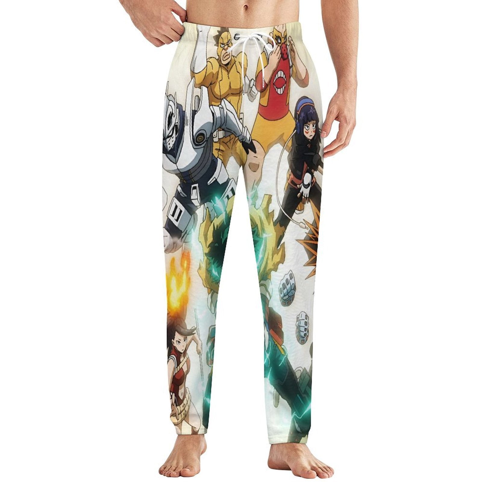 My Hero Academia Mha Anime Flannel Men's Pajama Pants Bottoms Home ...