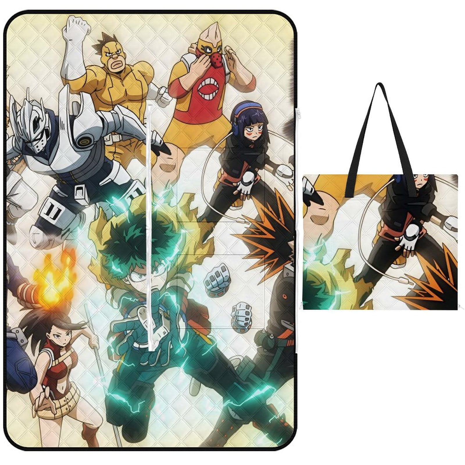 My Hero Academia Mha Anime Picnic Mat Sandproof Waterproof Foldable ...